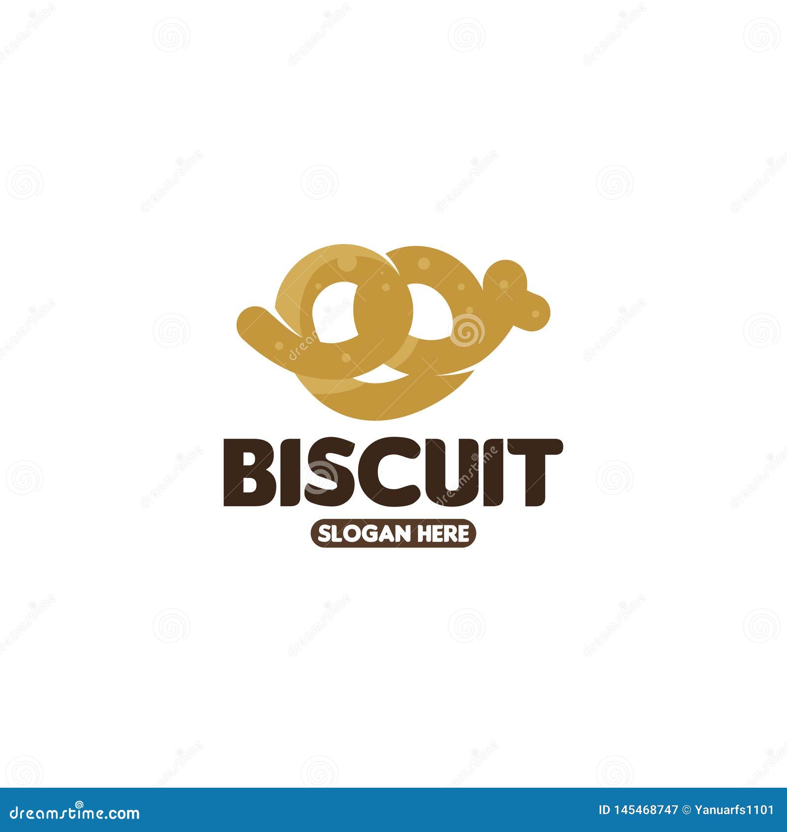 Biscuit Logo Template. Cookies Logo Template Vector Stock Illustration ...