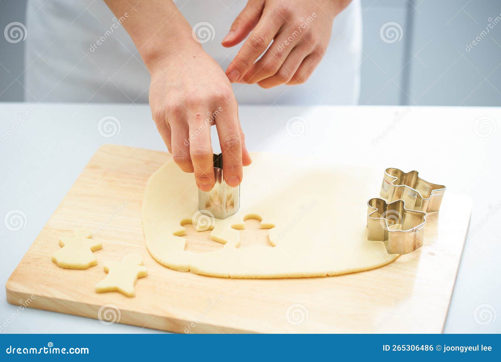 Biscuit Making Process, Studio Shot Stock Photo - Image of dessert ...