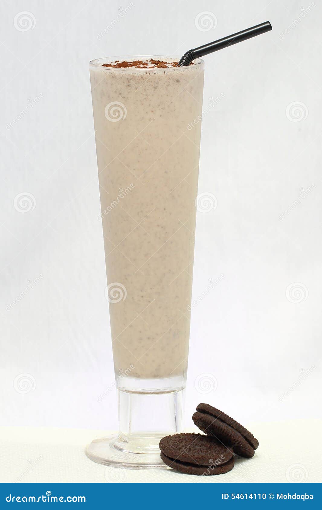 Biscuit Milkshake stock photo. Image of cuisine, home - 54614110