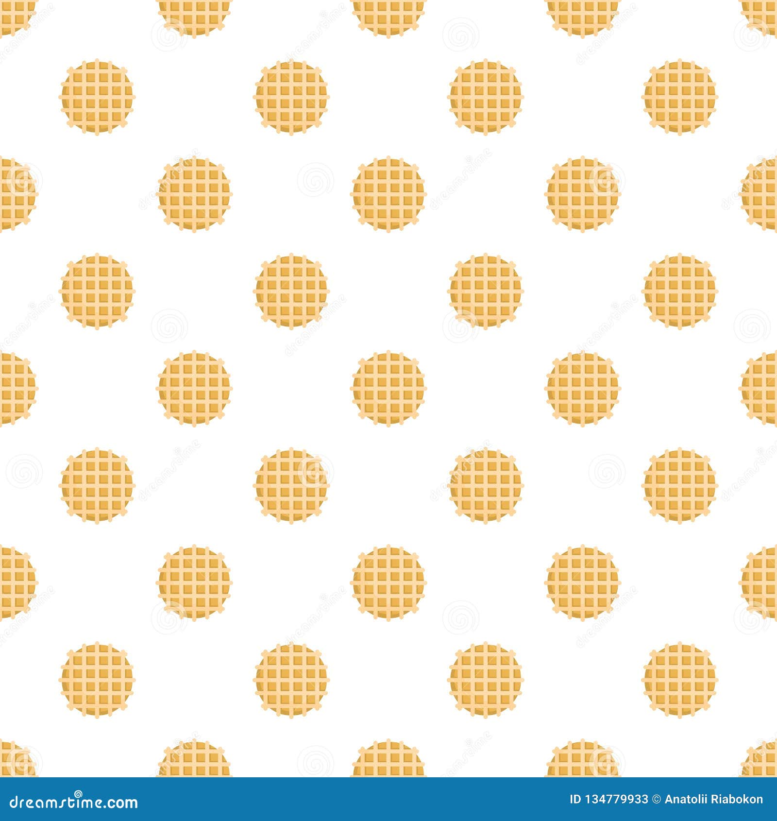 Biscuit Pattern Seamless Vector Stock Vector - Illustration of biscuit ...