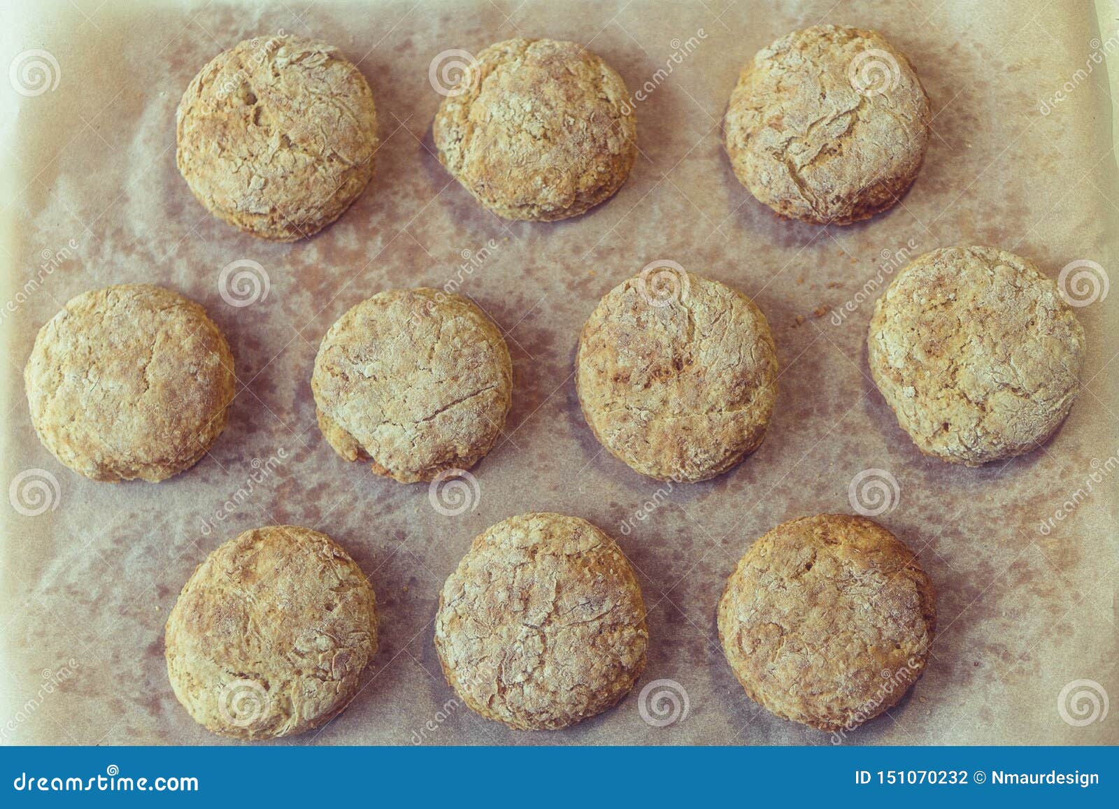 Biscuit on the plate stock photo. Image of sugar, breakfast - 151070232