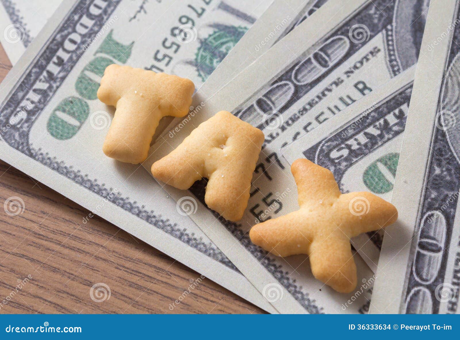 Biscuit of tax stock photo. Image of concept, motivate - 36333634