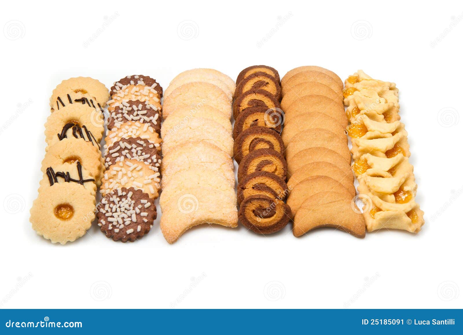 Biscuits stock image. Image of chocolate, flavour, desserts - 25185091