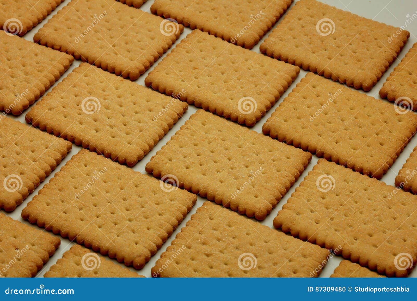 Biscuits in brick pattern stock photo. Image of sweet - 87309480