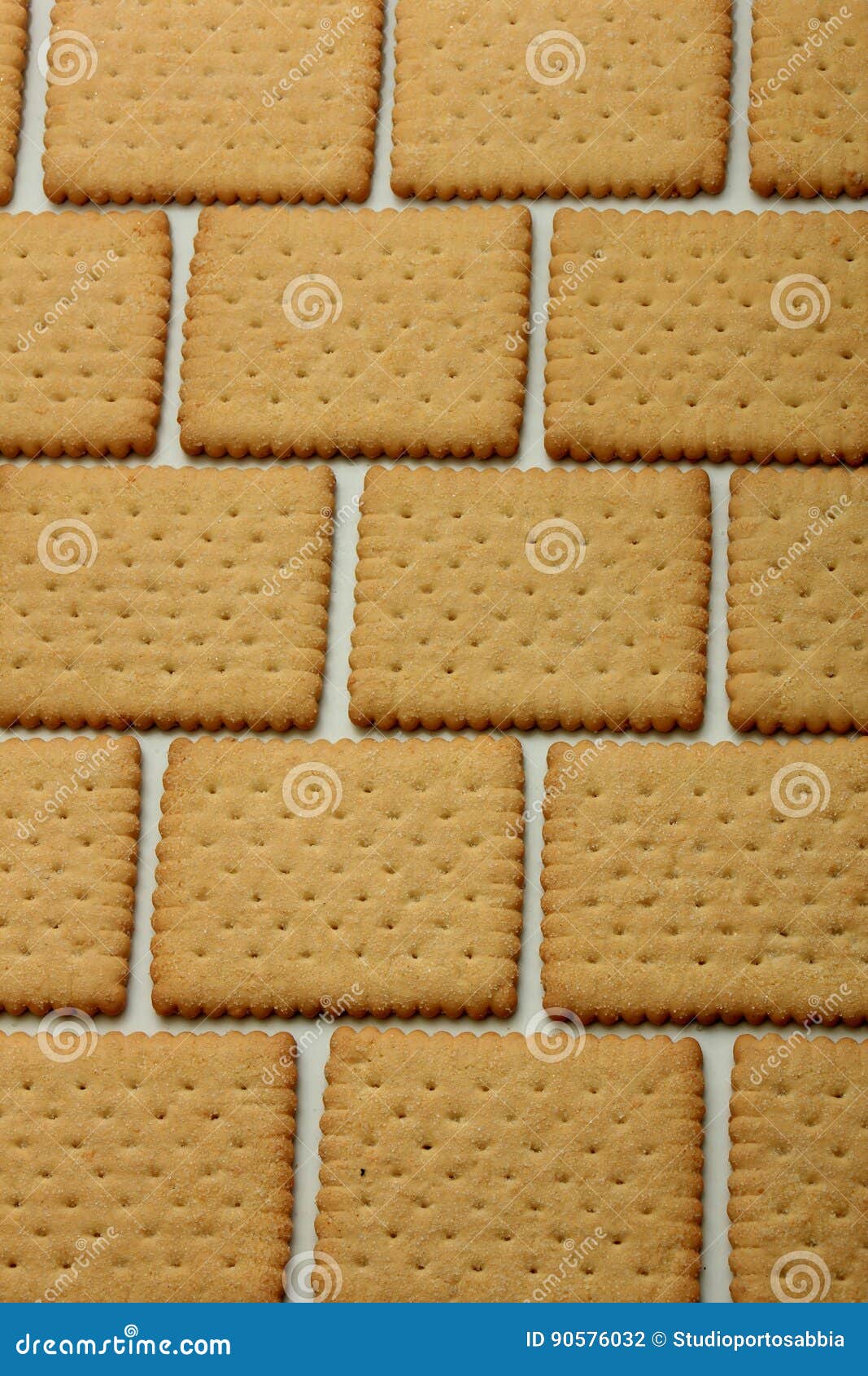 Biscuits in brick pattern stock photo. Image of sweet - 90576032