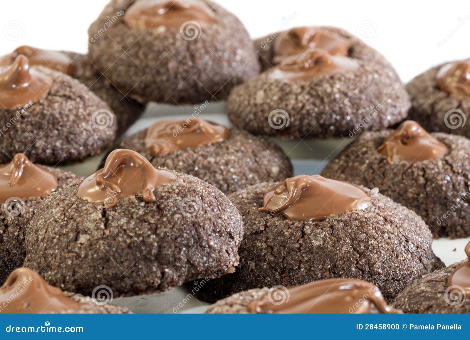 Biscuits with chocolate stock photo. Image of cooking - 28458900
