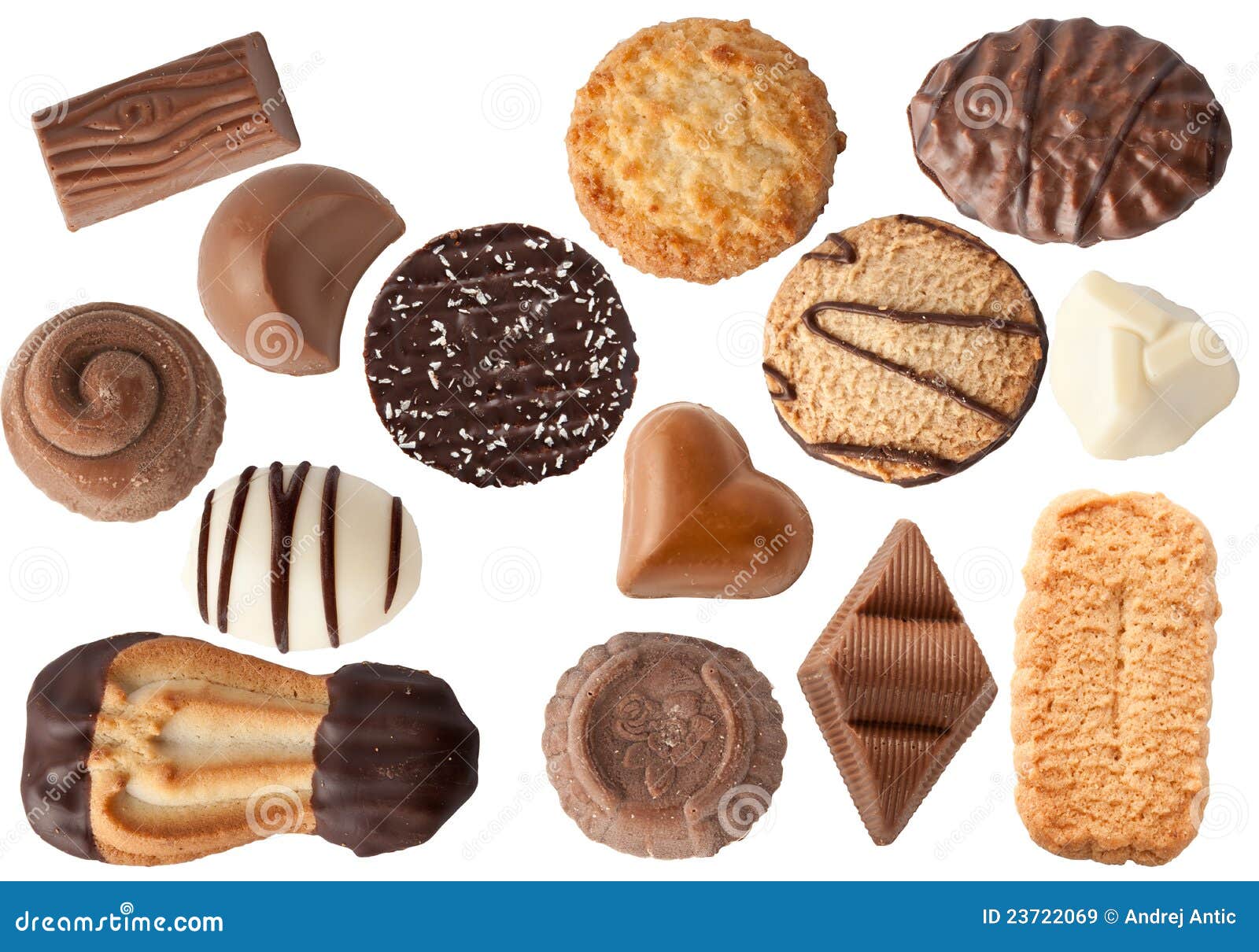 Biscuits and chocolates stock image. Image of romance - 23722069
