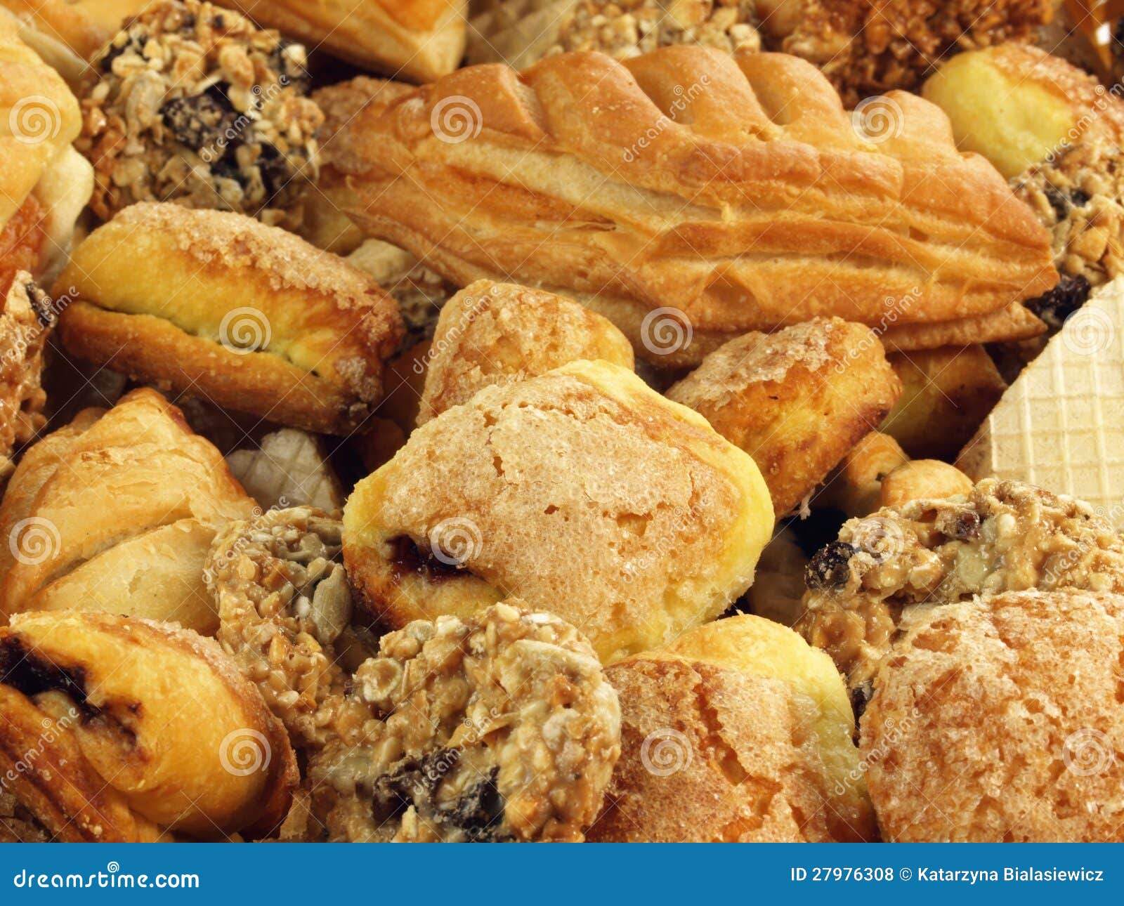 Biscuits, close up stock photo. Image of confectionery - 27976308