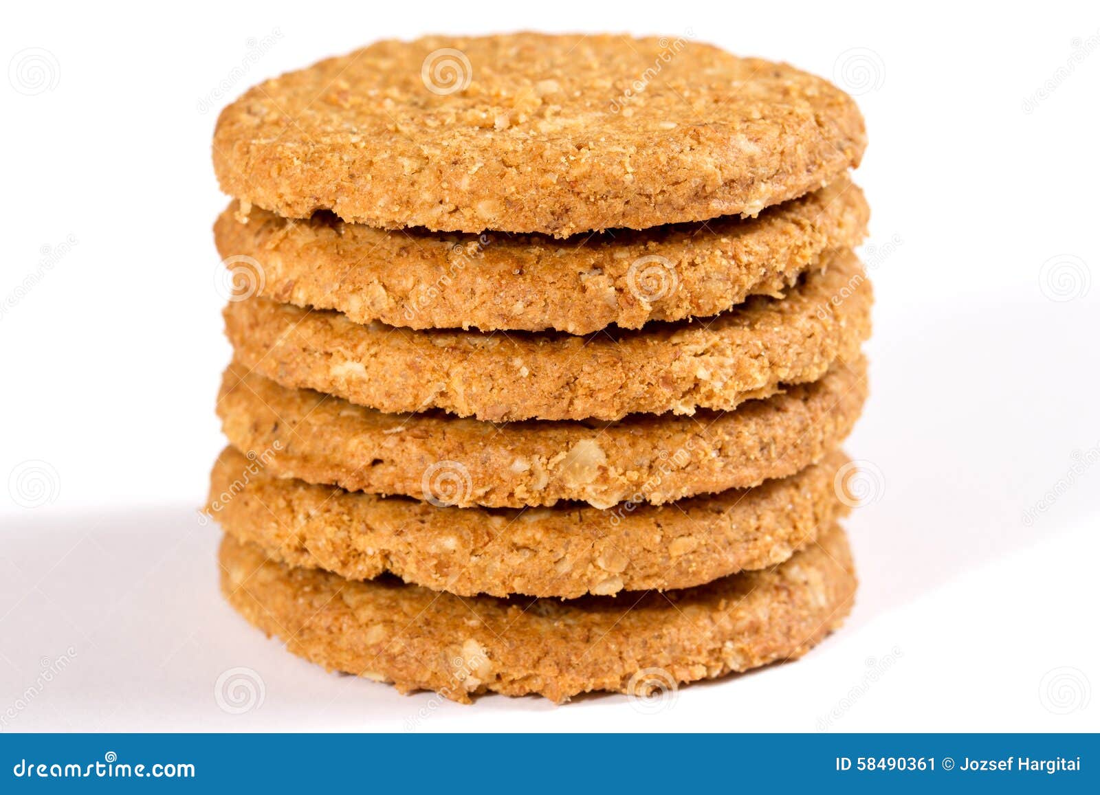 Biscuits closeup stock image. Image of food, sweet, brown - 58490361