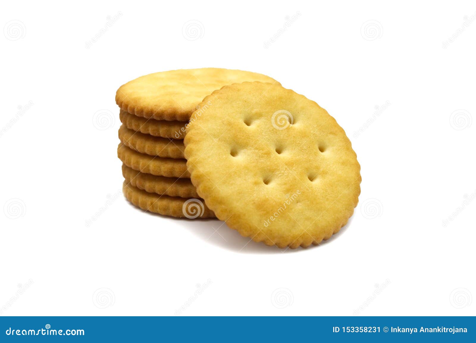 Biscuits Cracker Circle Design. Stock Image - Image of healthy, food ...