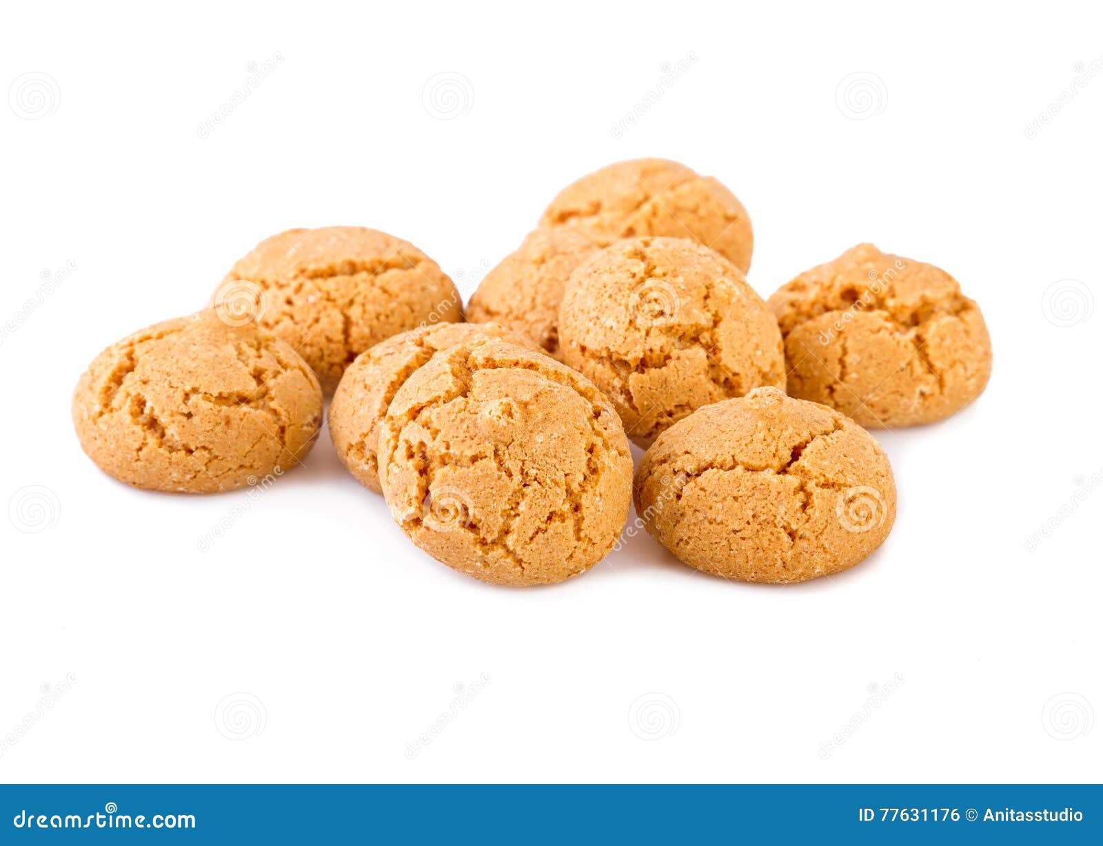 Biscuits D'Italien De Biscuits D'Amaretti Photo stock - Image du ...