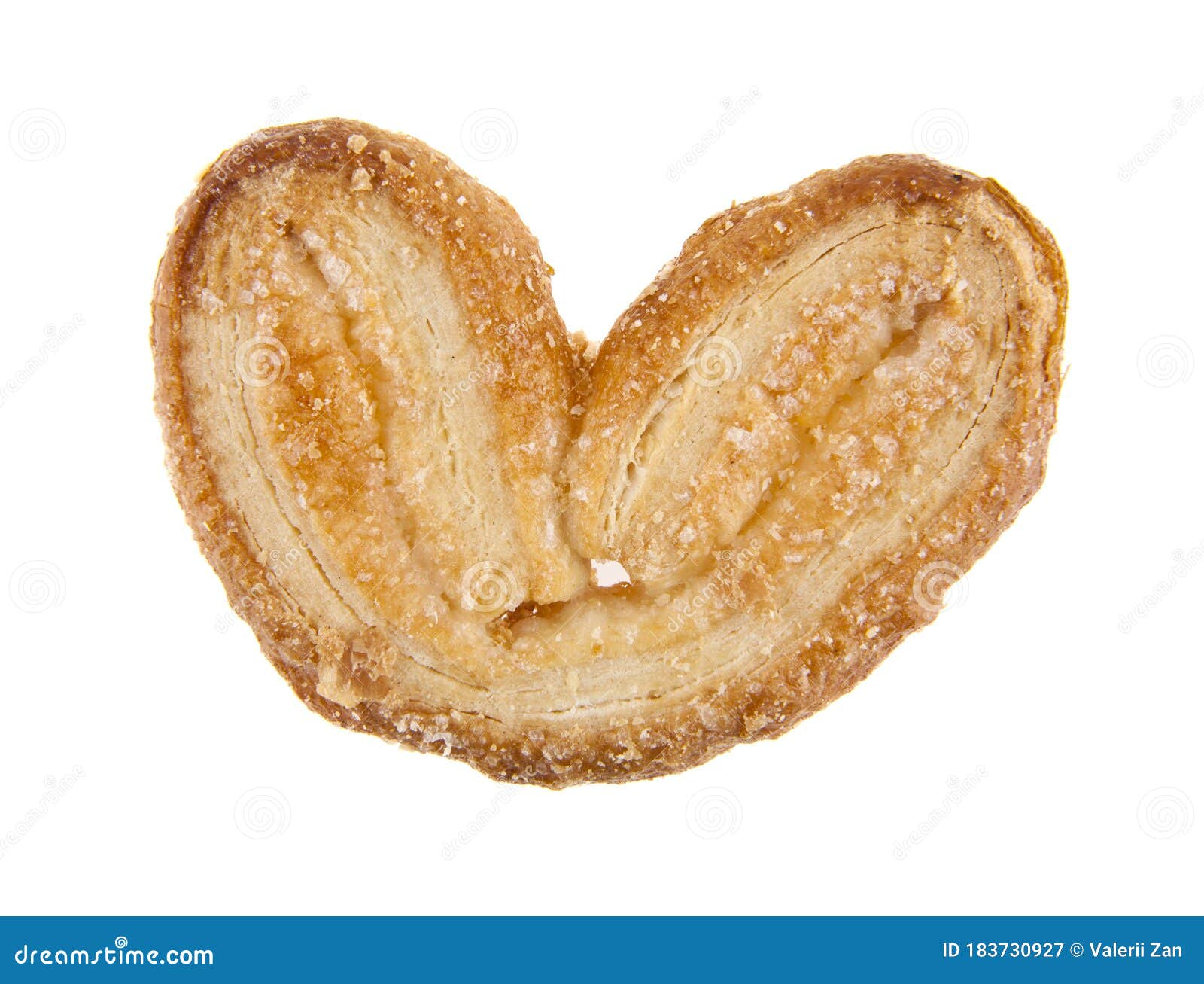 Biscuits Ears Isolated on White Background Stock Image - Image of meal ...