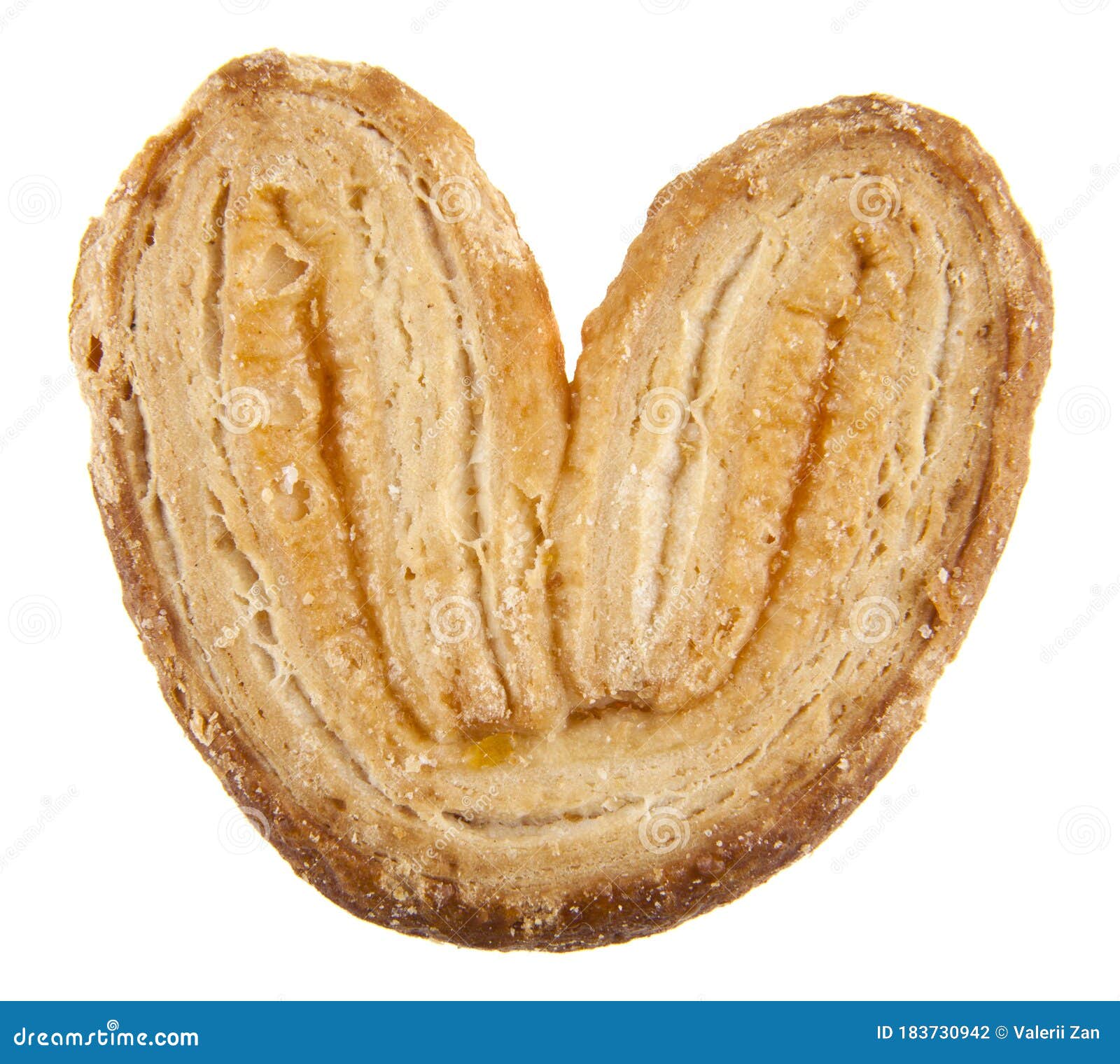 Biscuits Ears Isolated on White Background Stock Photo - Image of white ...