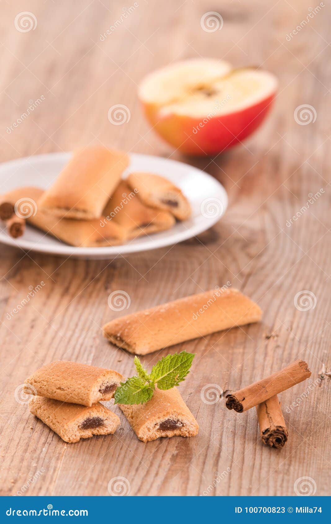 Biscuits with Fruit Filling. Stock Image - Image of culinary, dessert ...