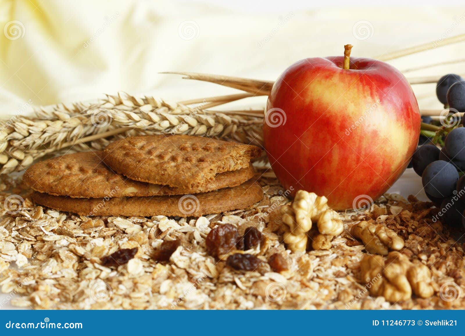 Biscuits and Healthy Eating Stock Image - Image of walnut, antioxidant ...