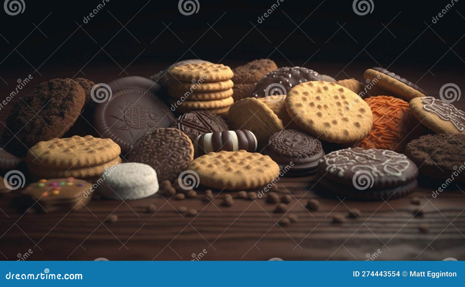 Biscuits Homemade stock photo. Image of biscuits, selection - 274443554