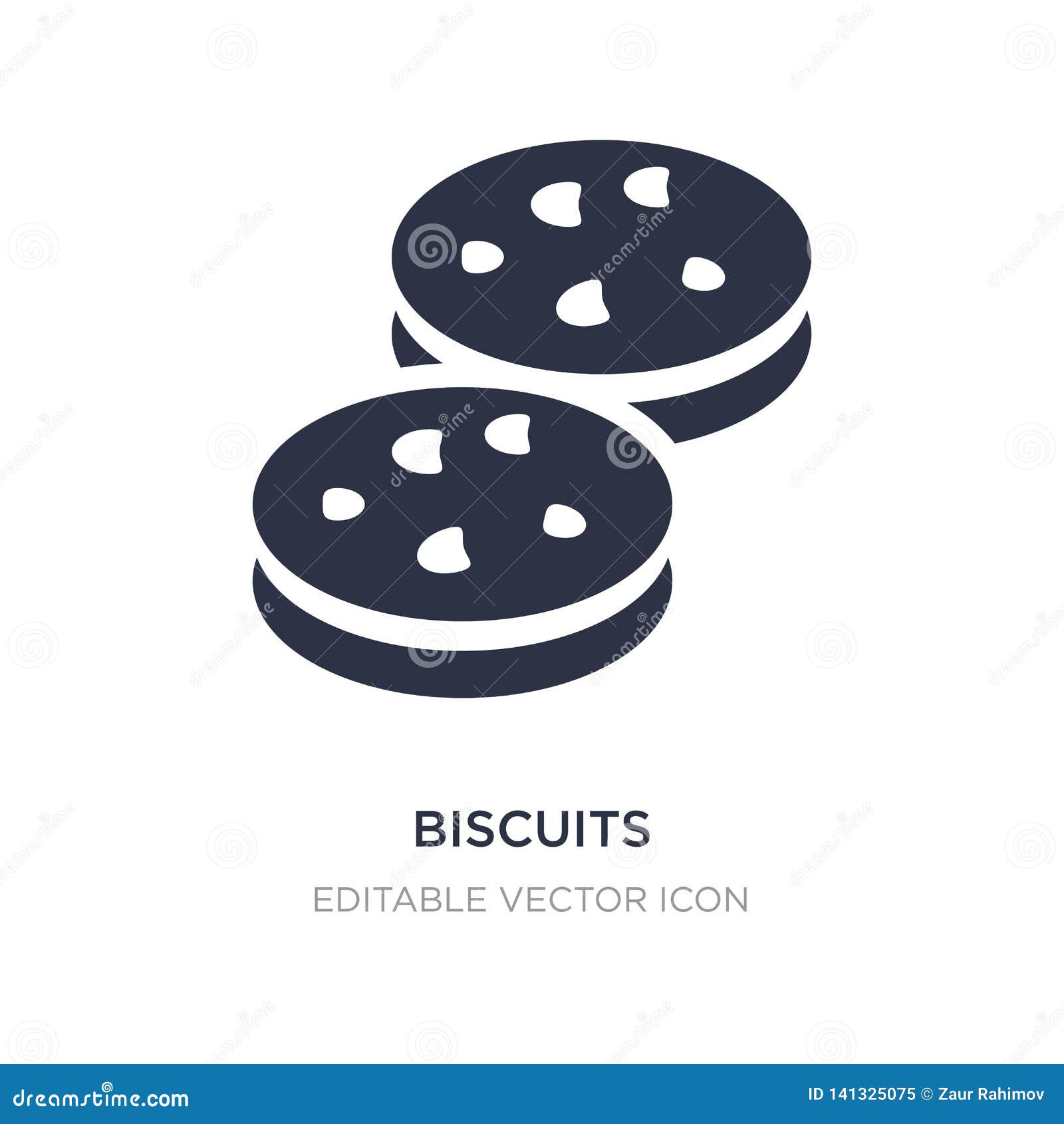 Biscuits Icon Vector From High Tea Collection. Thin Line Biscuits ...