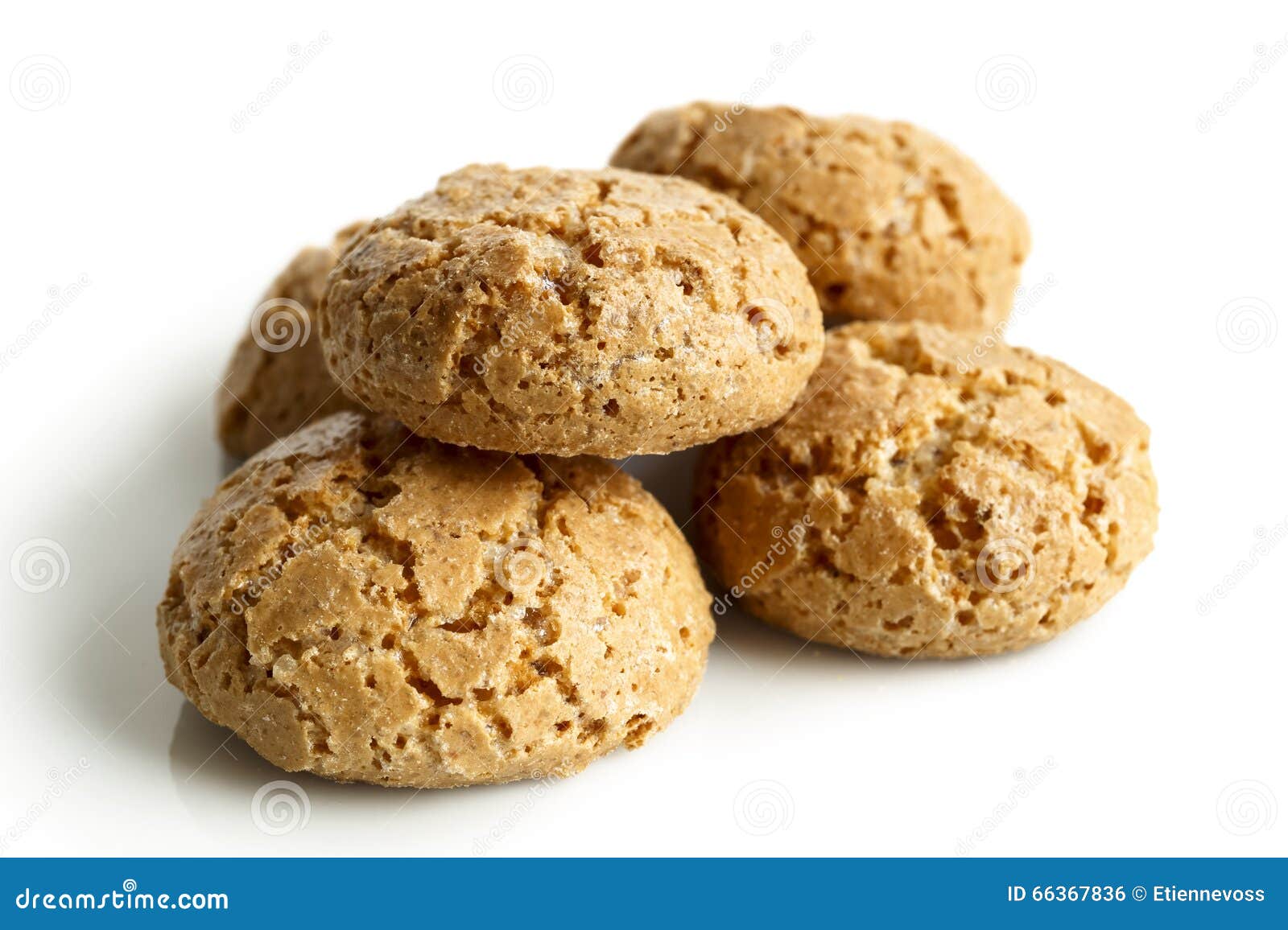 Biscuits Italiens D'amaretti Photo stock - Image du amande, rond: 66367836