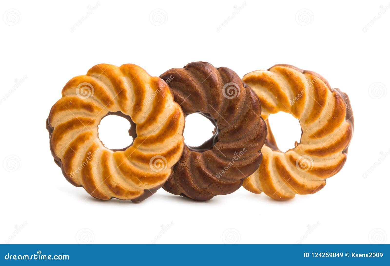 Biscuits rings isolated stock image. Image of traditional - 124259049