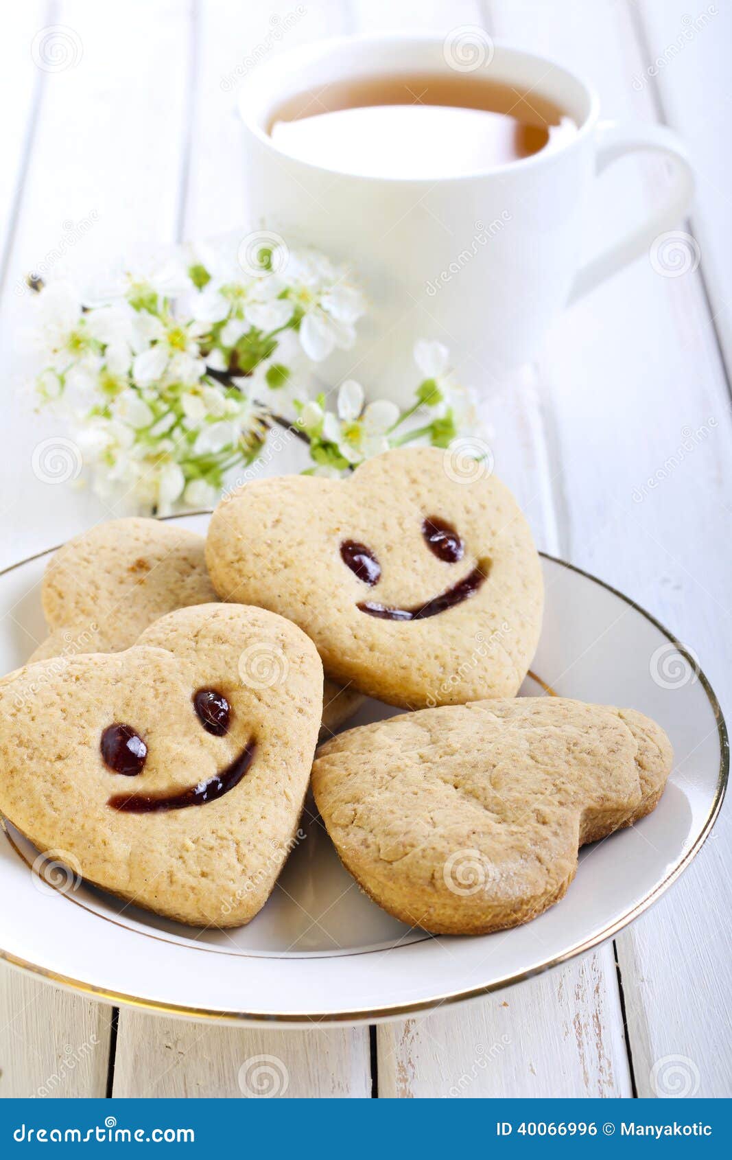 Biscuits with smile stock photo. Image of food, funny - 40066996