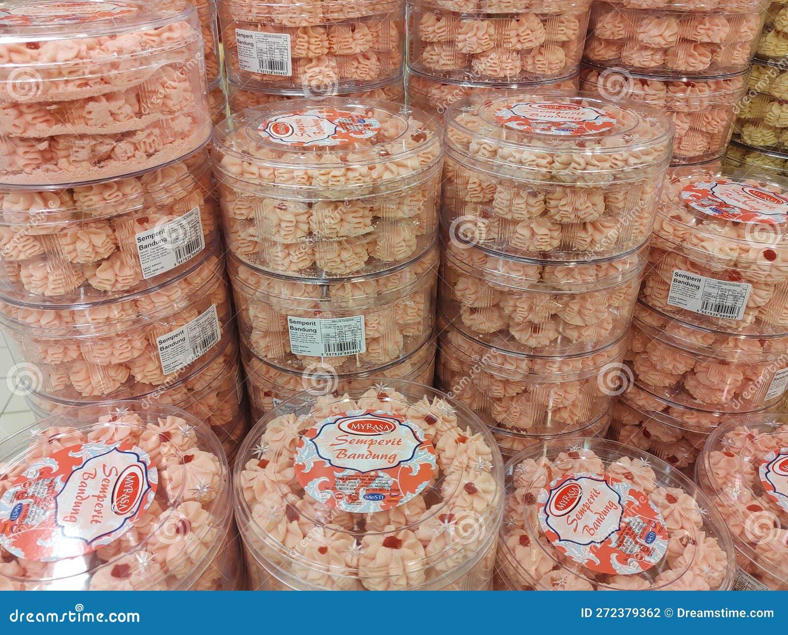 The Biscuits are Sold in Transparent Plastic Containers and are Sorted ...