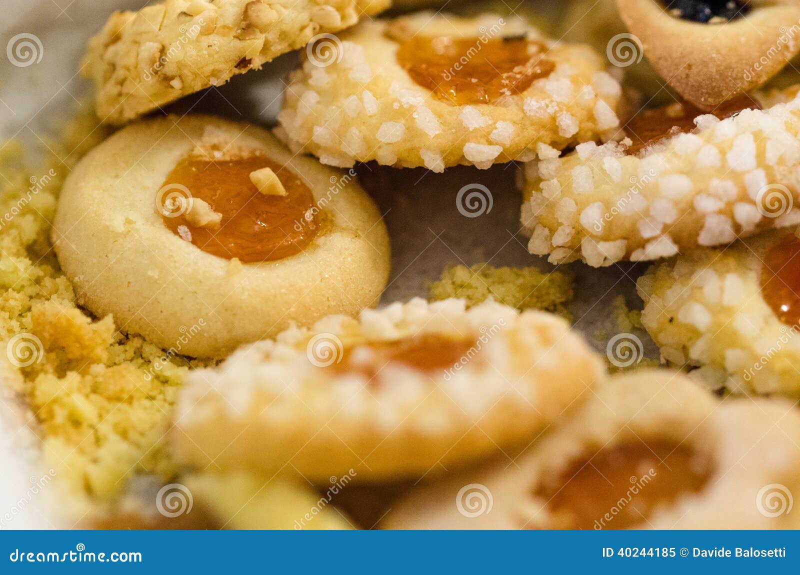 Biscuits stock image. Image of good, apricot, biscuits - 40244185