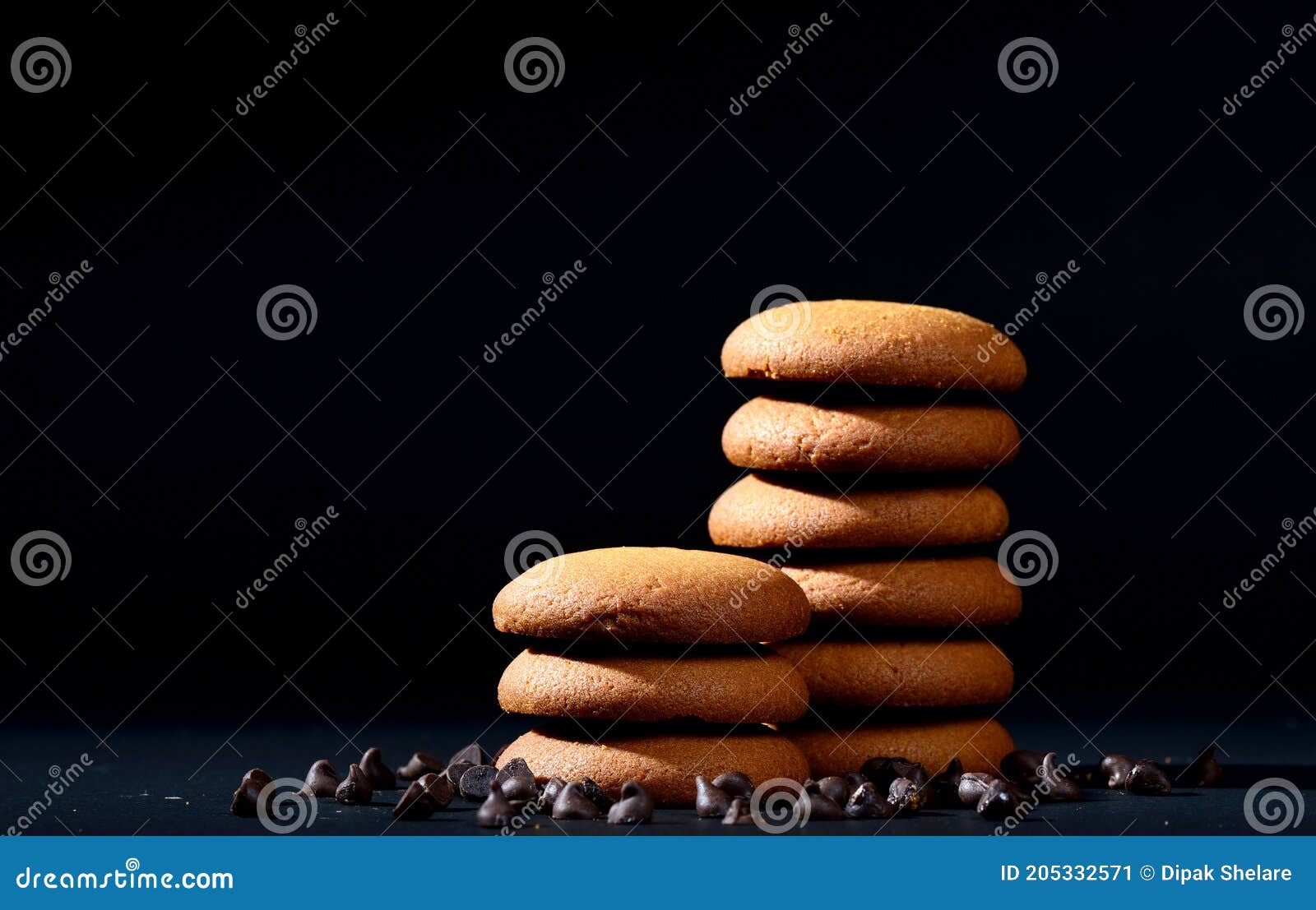 BISCUITS - Stack of Delicious Cream Biscuits Filled with Chocolate ...