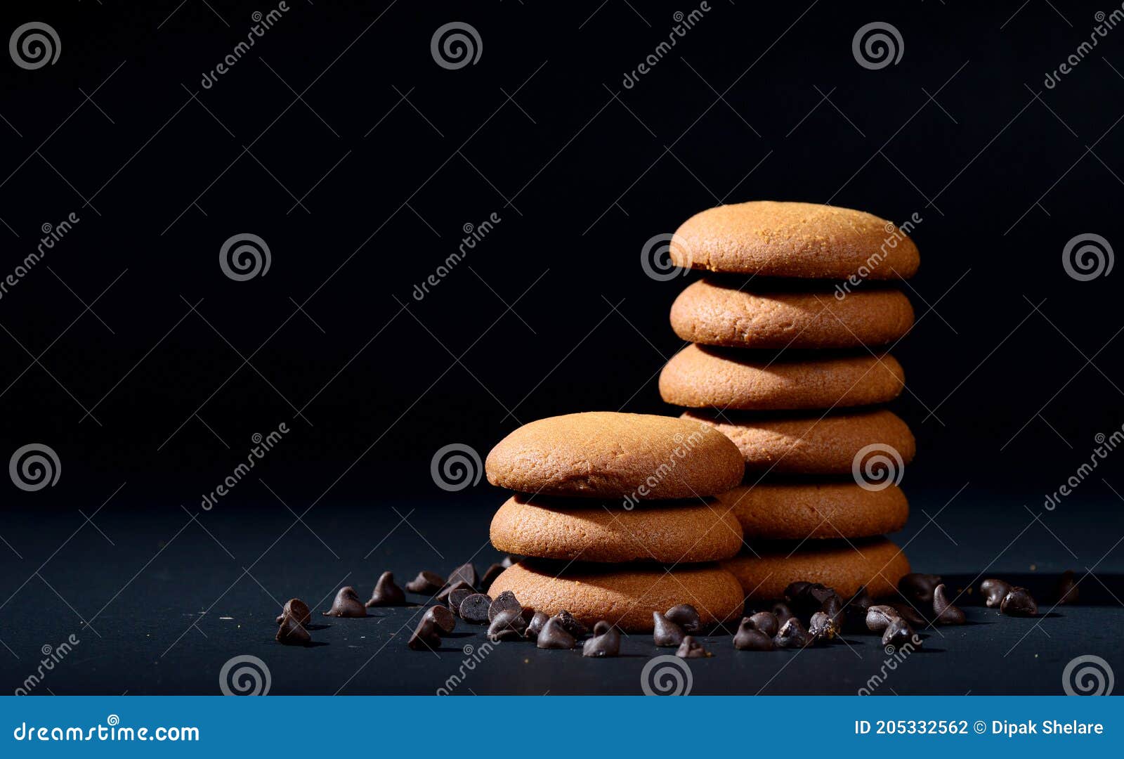 BISCUITS - Stack of Delicious Cream Biscuits Filled with Chocolate ...