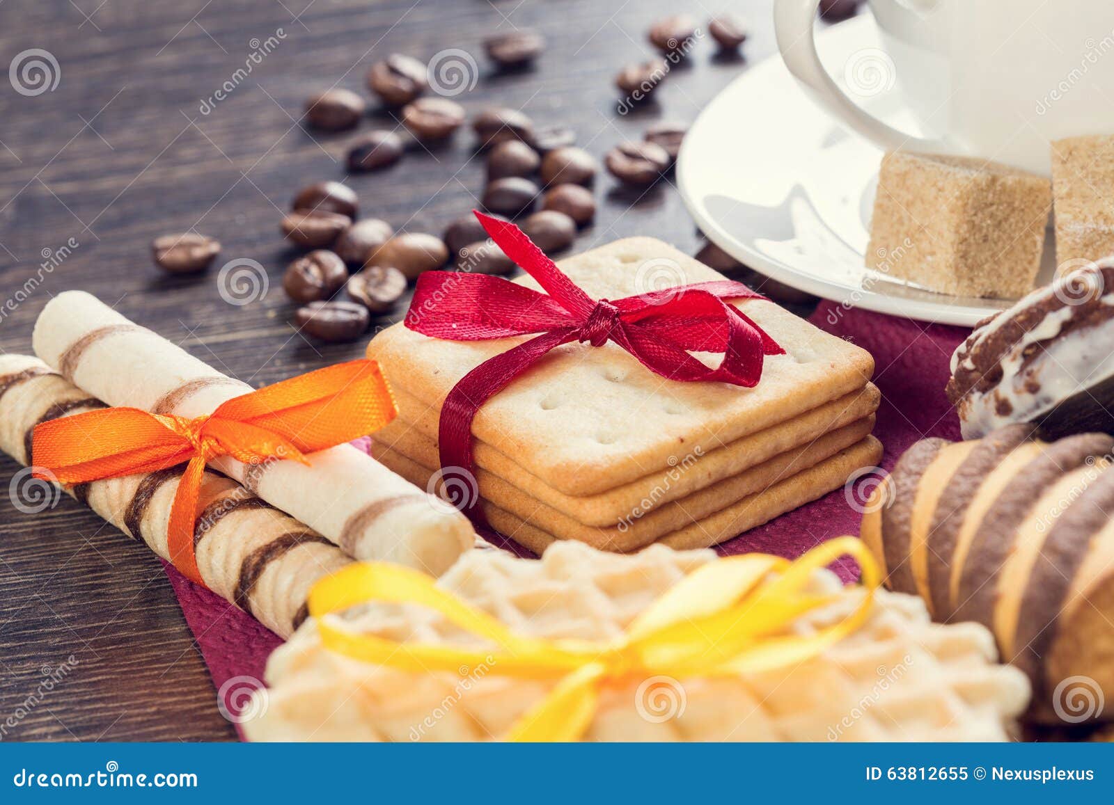 Biscuits on table stock image. Image of heap, cook, condiment - 63812655