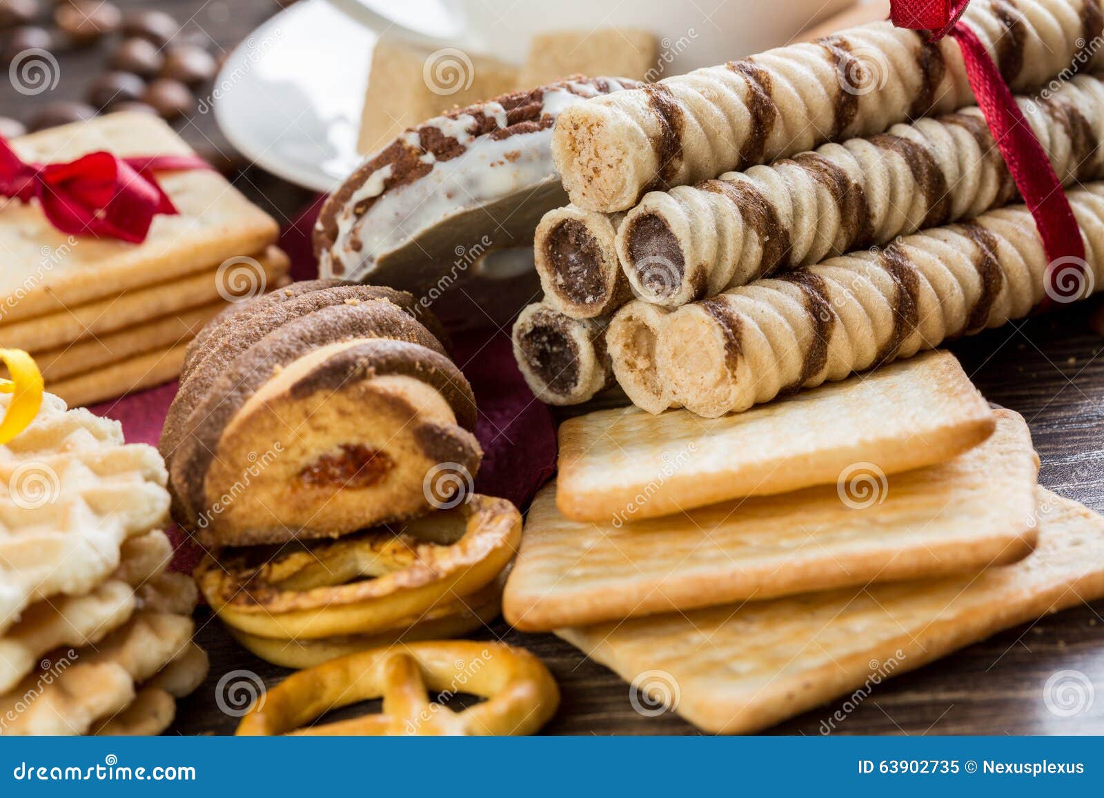 Biscuits on table stock image. Image of baked, christmas - 63902735