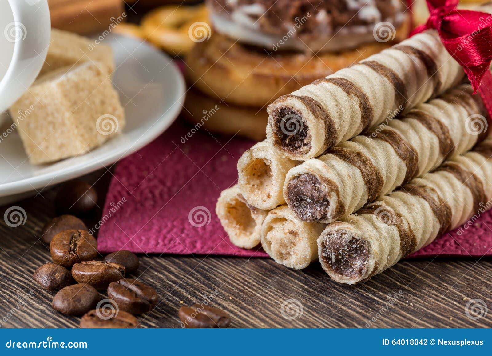 Biscuits on table stock photo. Image of dessert, cooking - 64018042