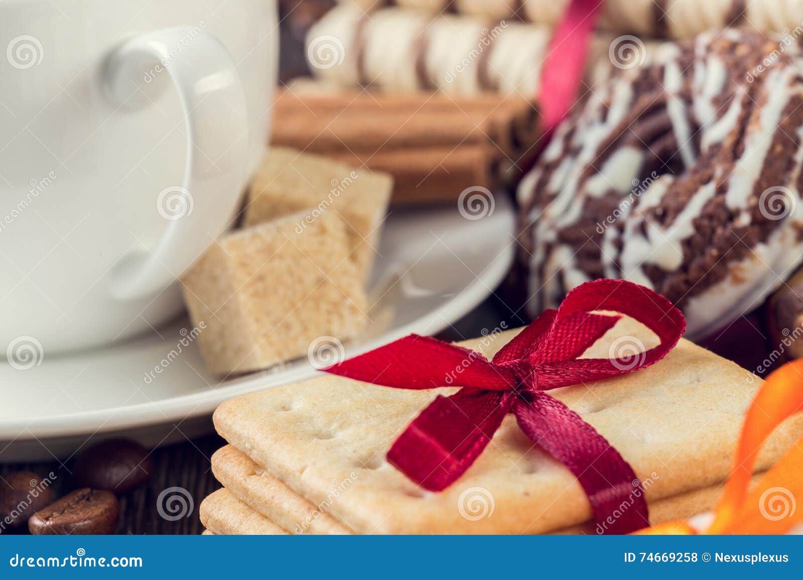 Biscuits on table stock photo. Image of healthy, biscuits - 74669258