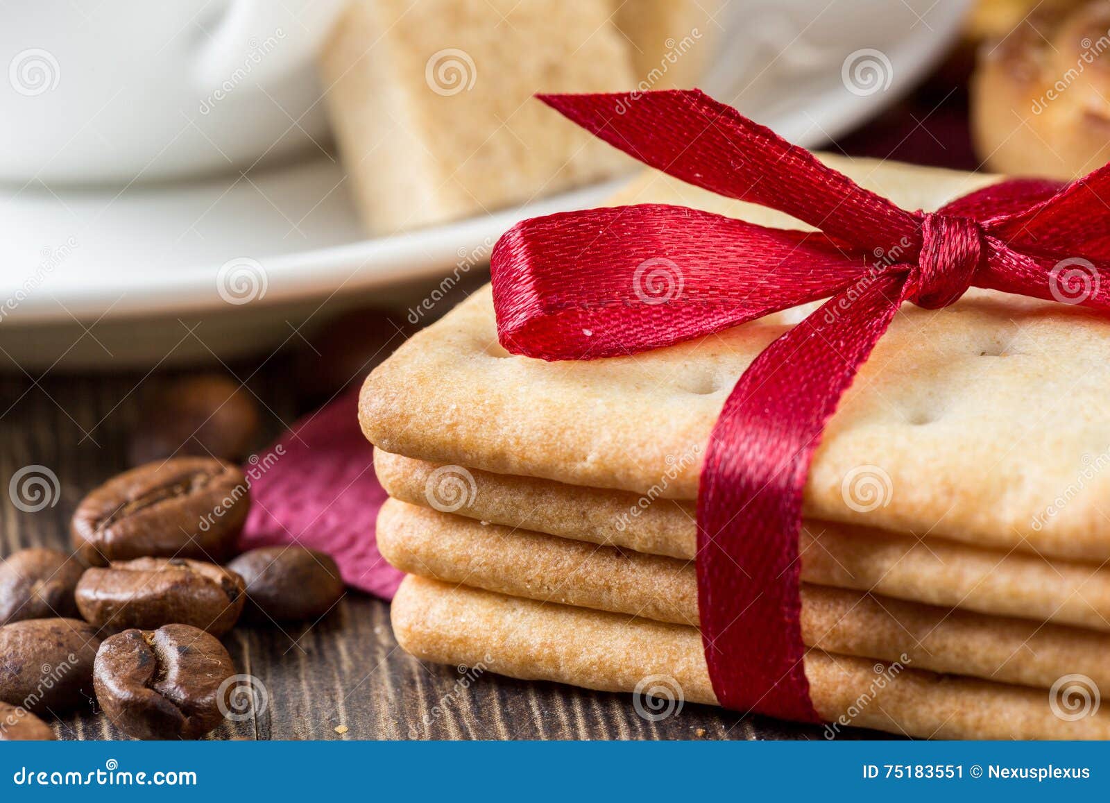 Biscuits on table stock image. Image of aromatic, aroma - 75183551