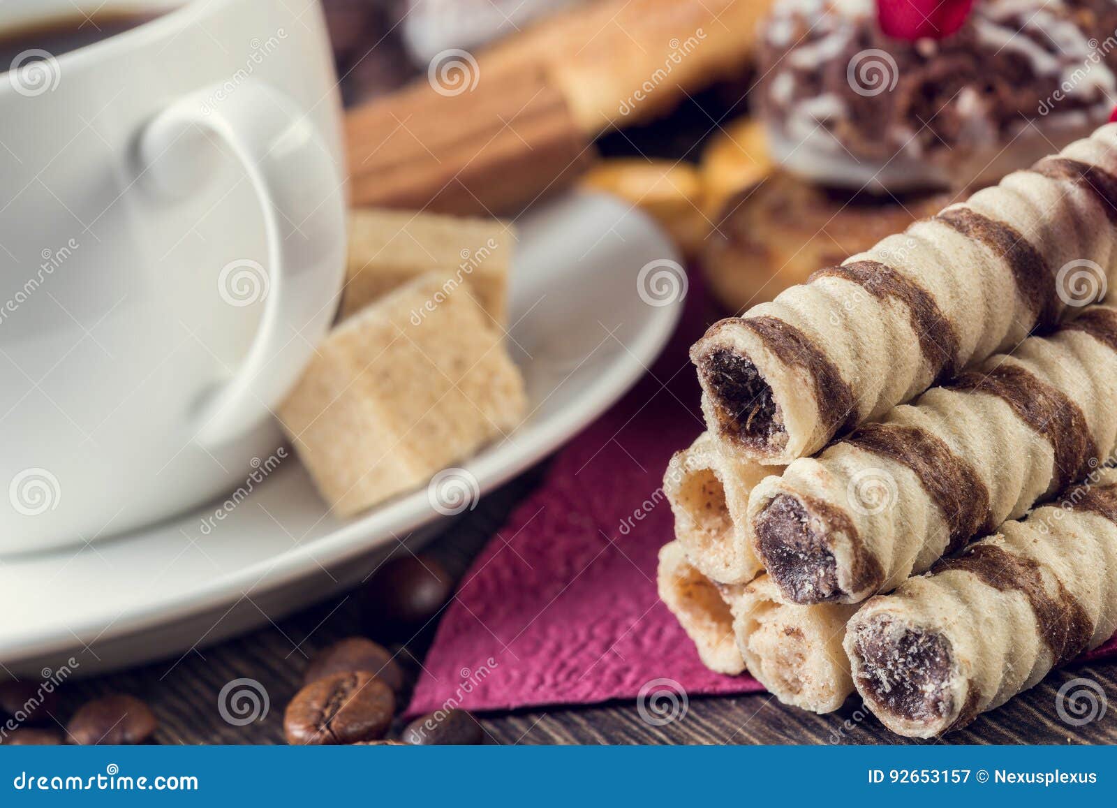Biscuits on table stock image. Image of cooking, ingredient - 92653157