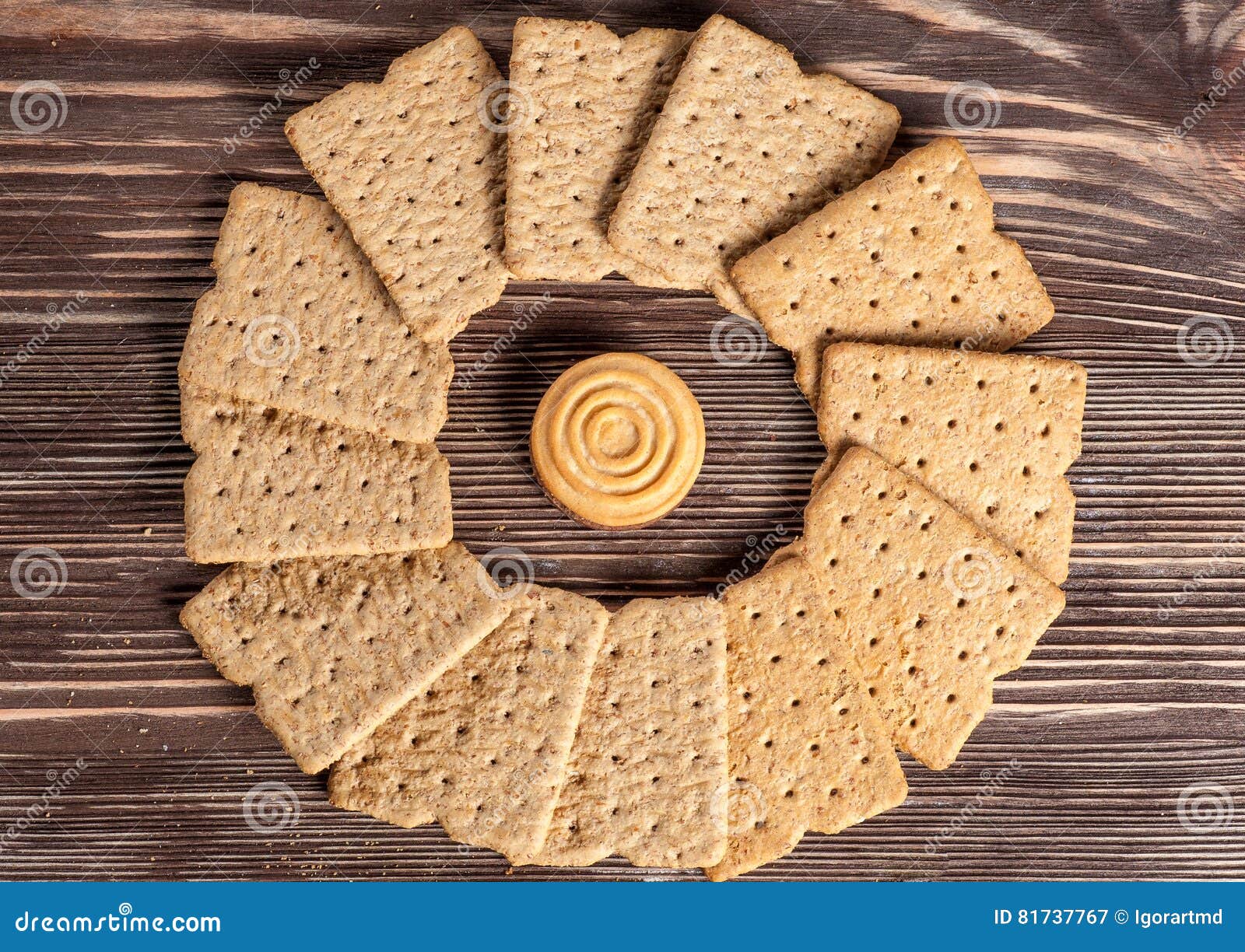 Biscuits on table stock image. Image of brown, bake, bakery - 81737767