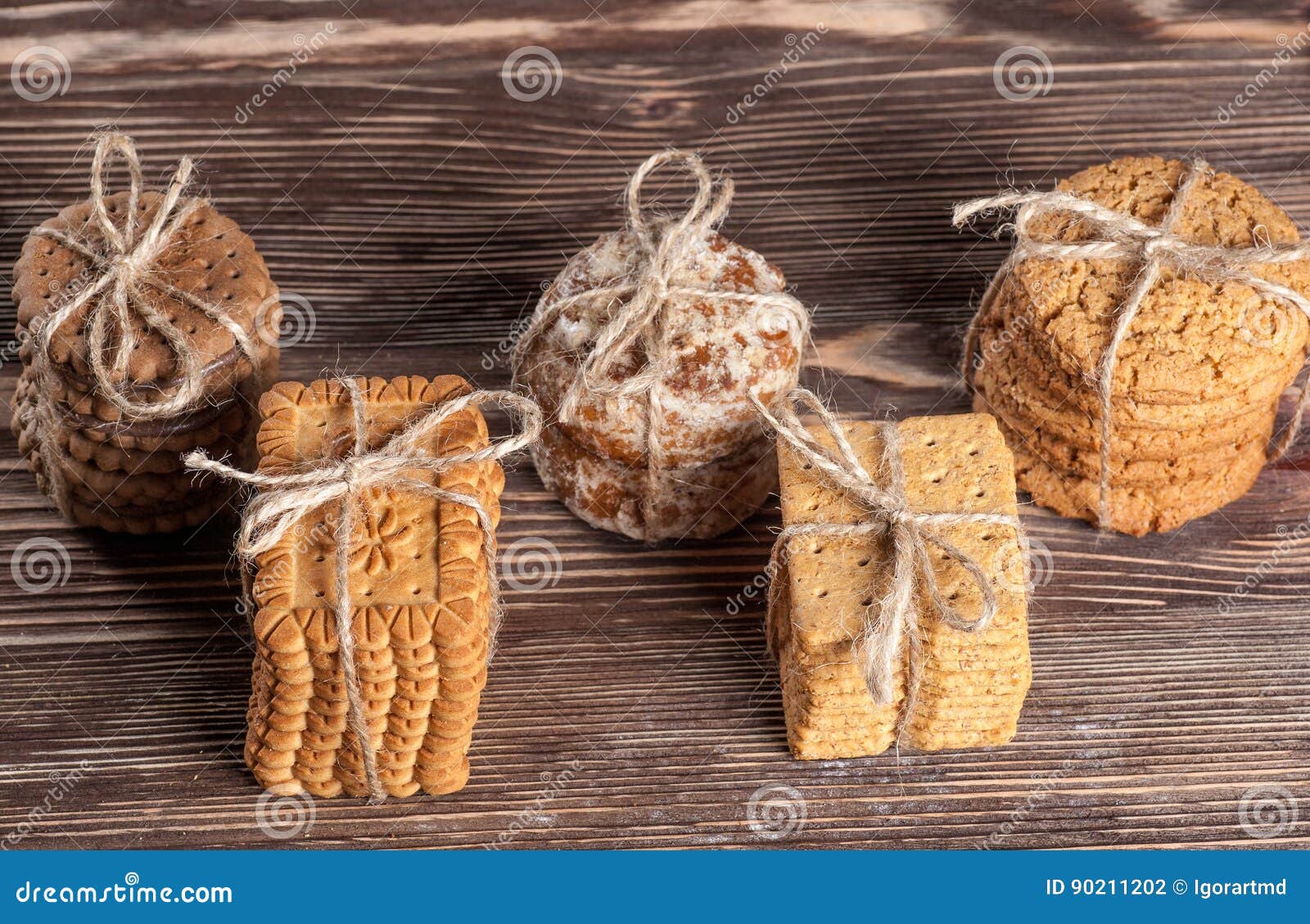 Biscuits on table stock photo. Image of homemade, home - 90211202