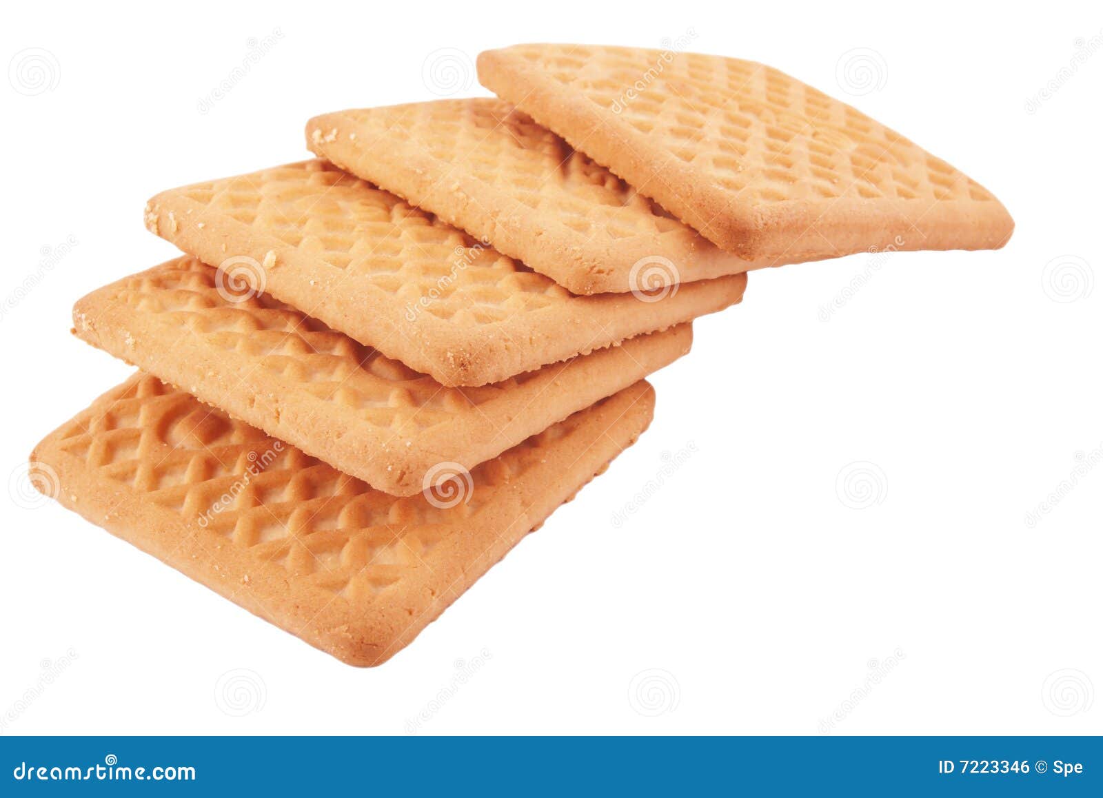 Biscuits on white stock photo. Image of bright, color - 7223346
