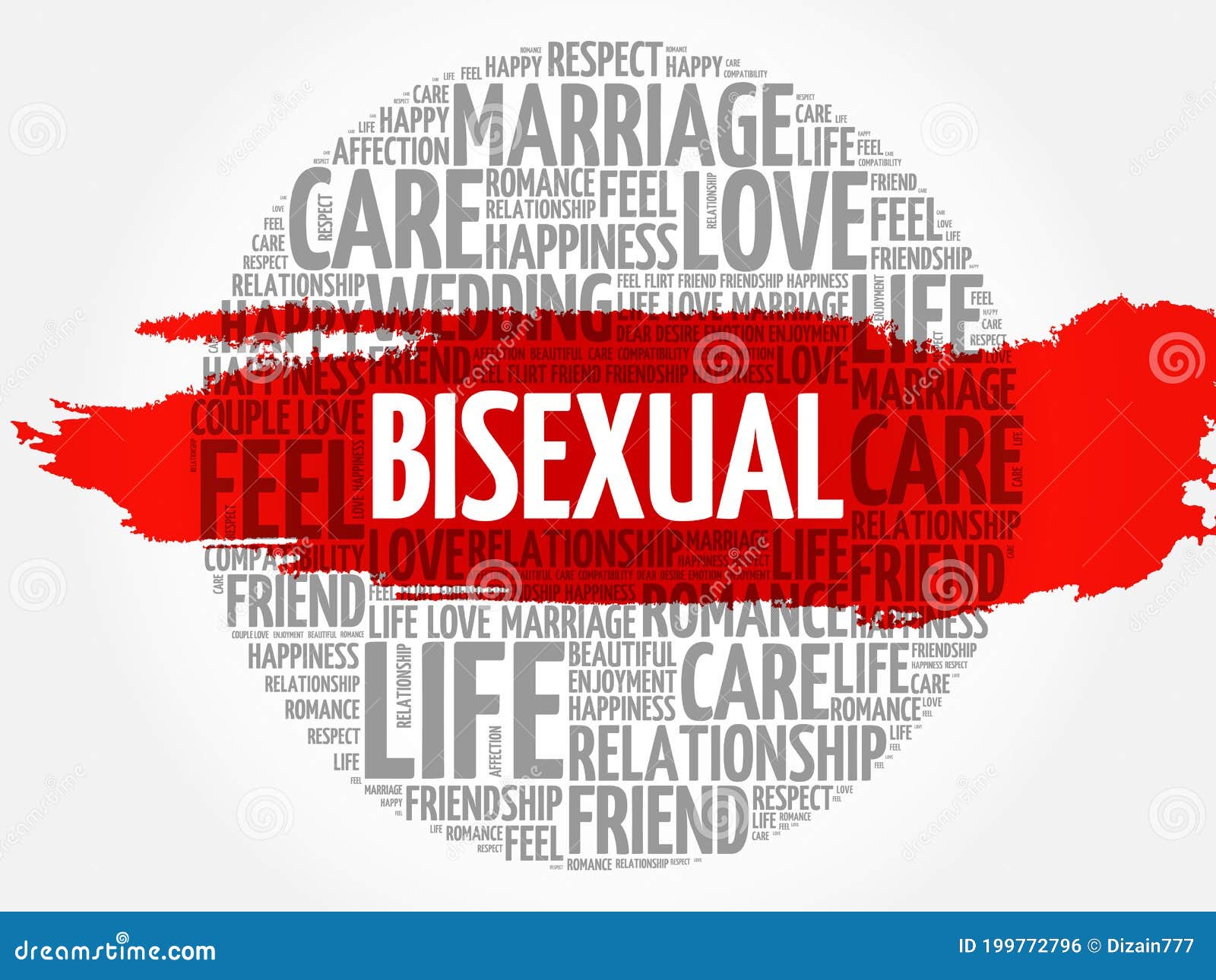Bisexual circle word cloud stock illustration. Illustration of lesbian ...