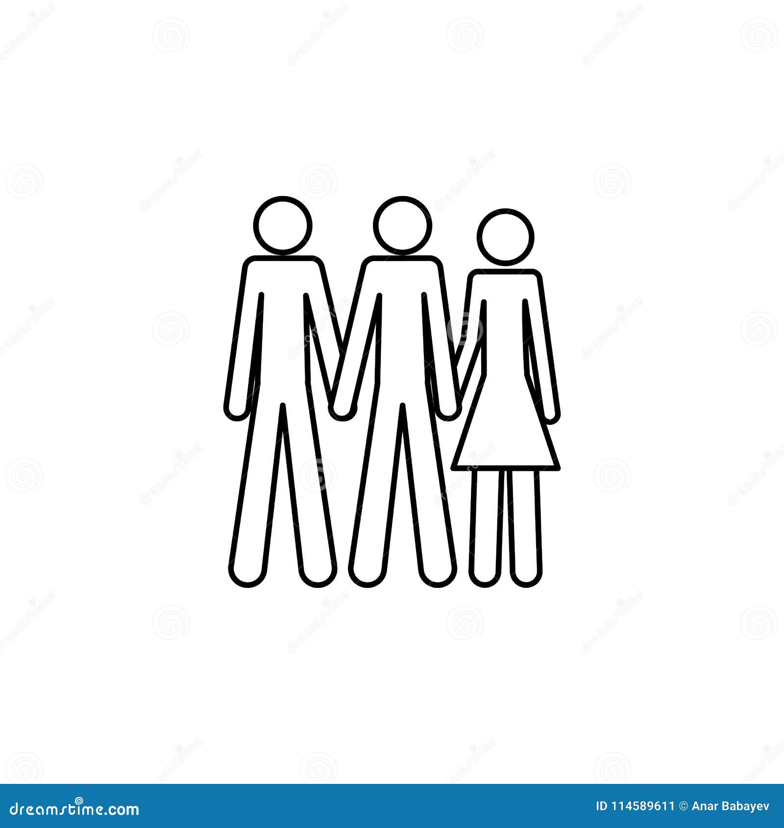 Bisexual Icon Element Of Lgbt Illustration Premium Quality Graphic Design Icon Stock