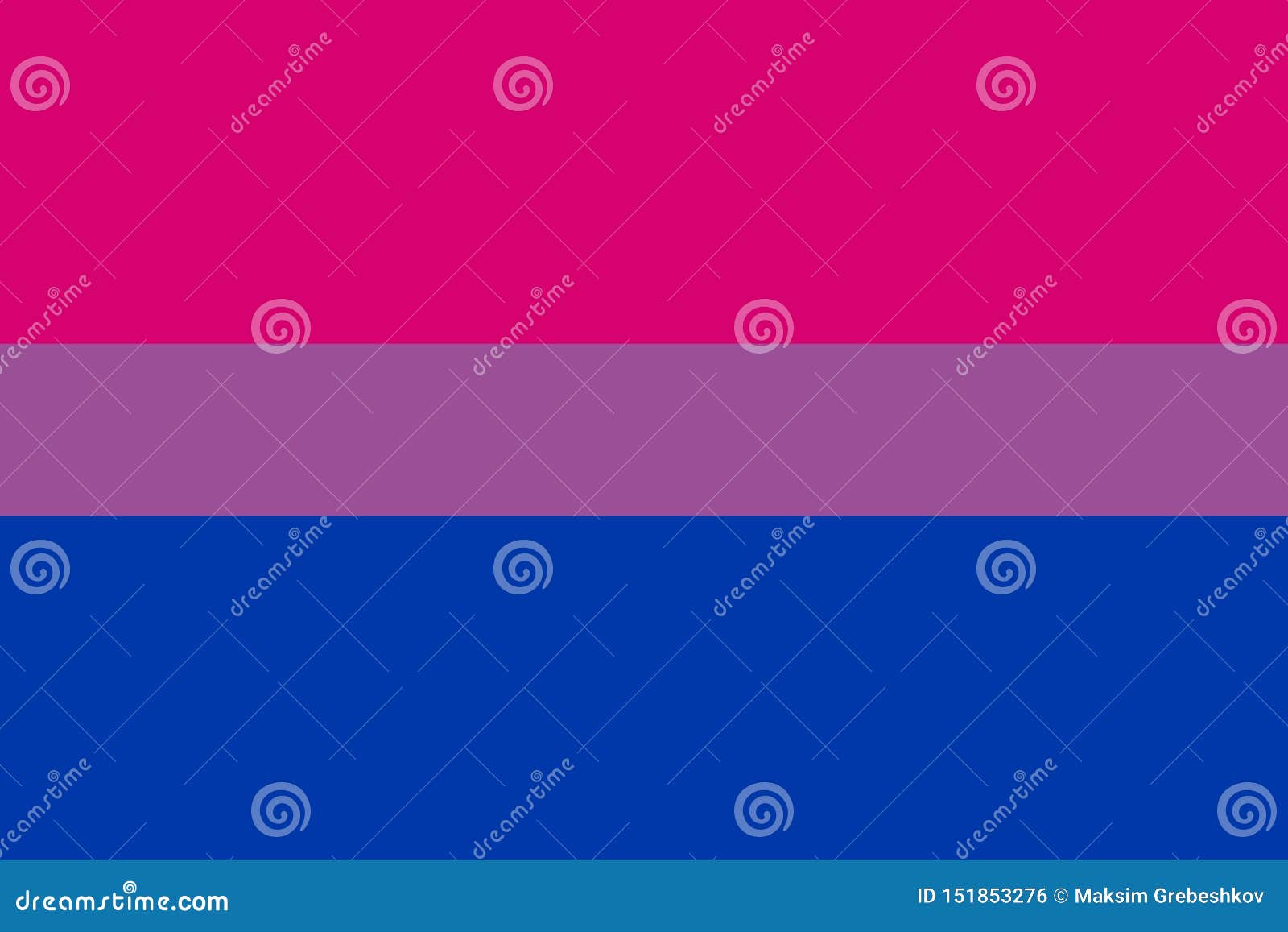 Bisexual Pride flag stock illustration. Illustration of fetishes ...