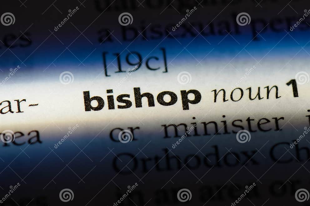 Bishop stock image. Image of dictionary, definition - 114404917
