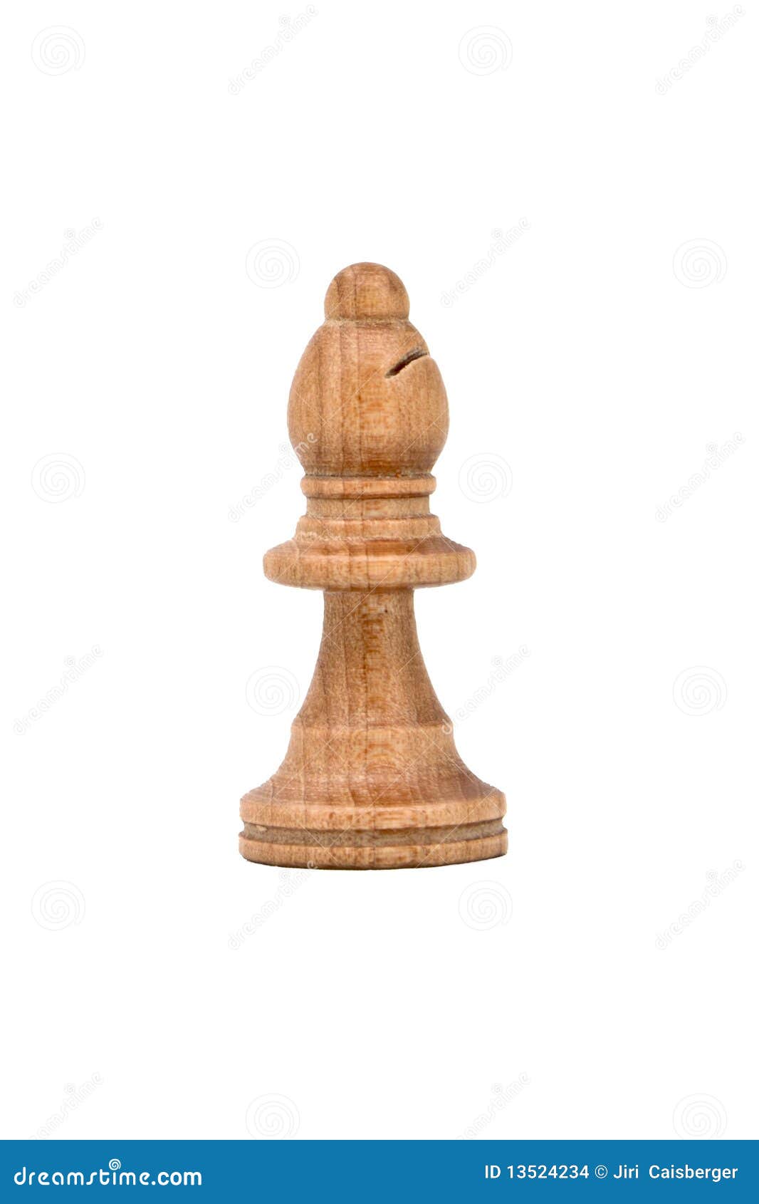 Bishop Branco Isolated Da Xadrez No Fundo Branco Foto de Stock - Imagem ...