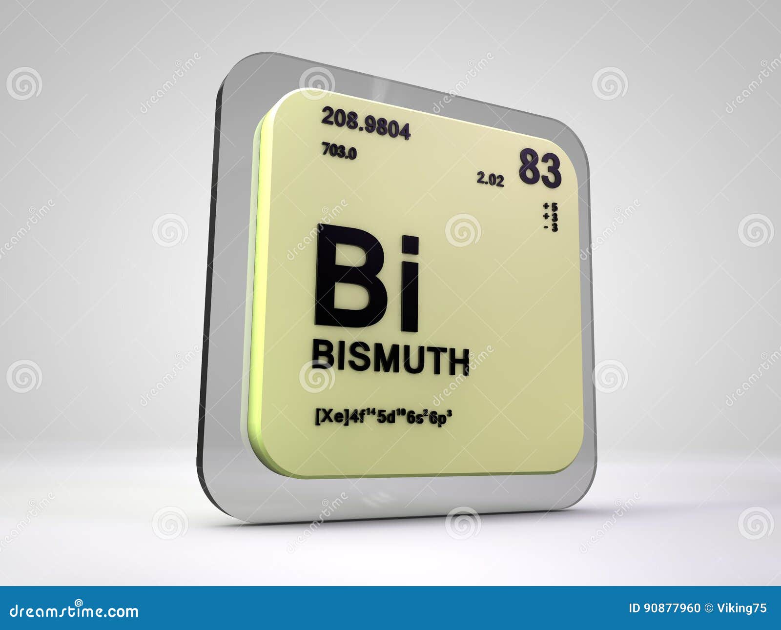 Bismuth Periodic Table Of Elements Stock Photography | CartoonDealer ...