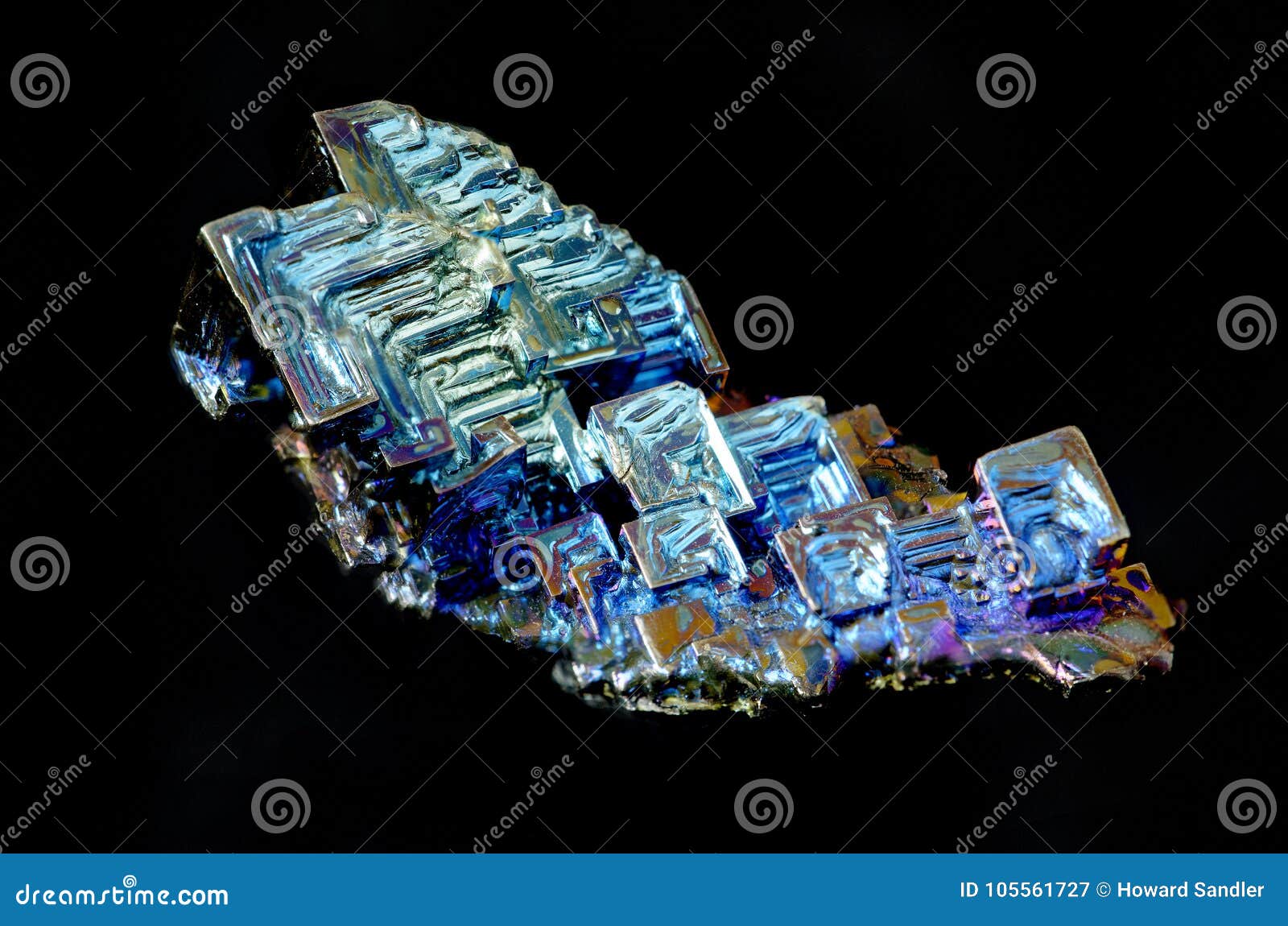 Bismuth stock image. Image of structure, color, close - 105561727