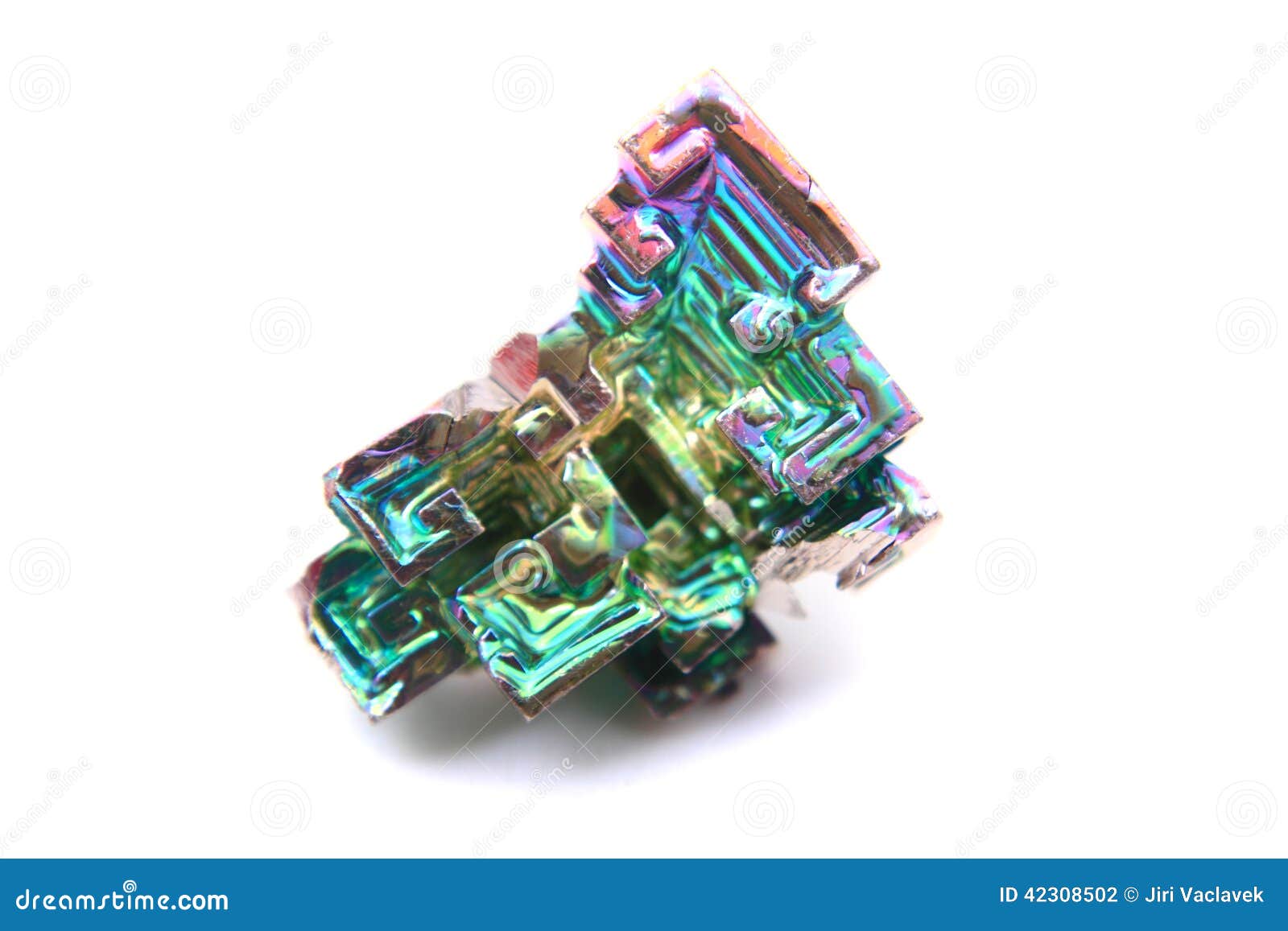 Bismuth (bismuthium) metal stock photo. Image of metallic - 42308502