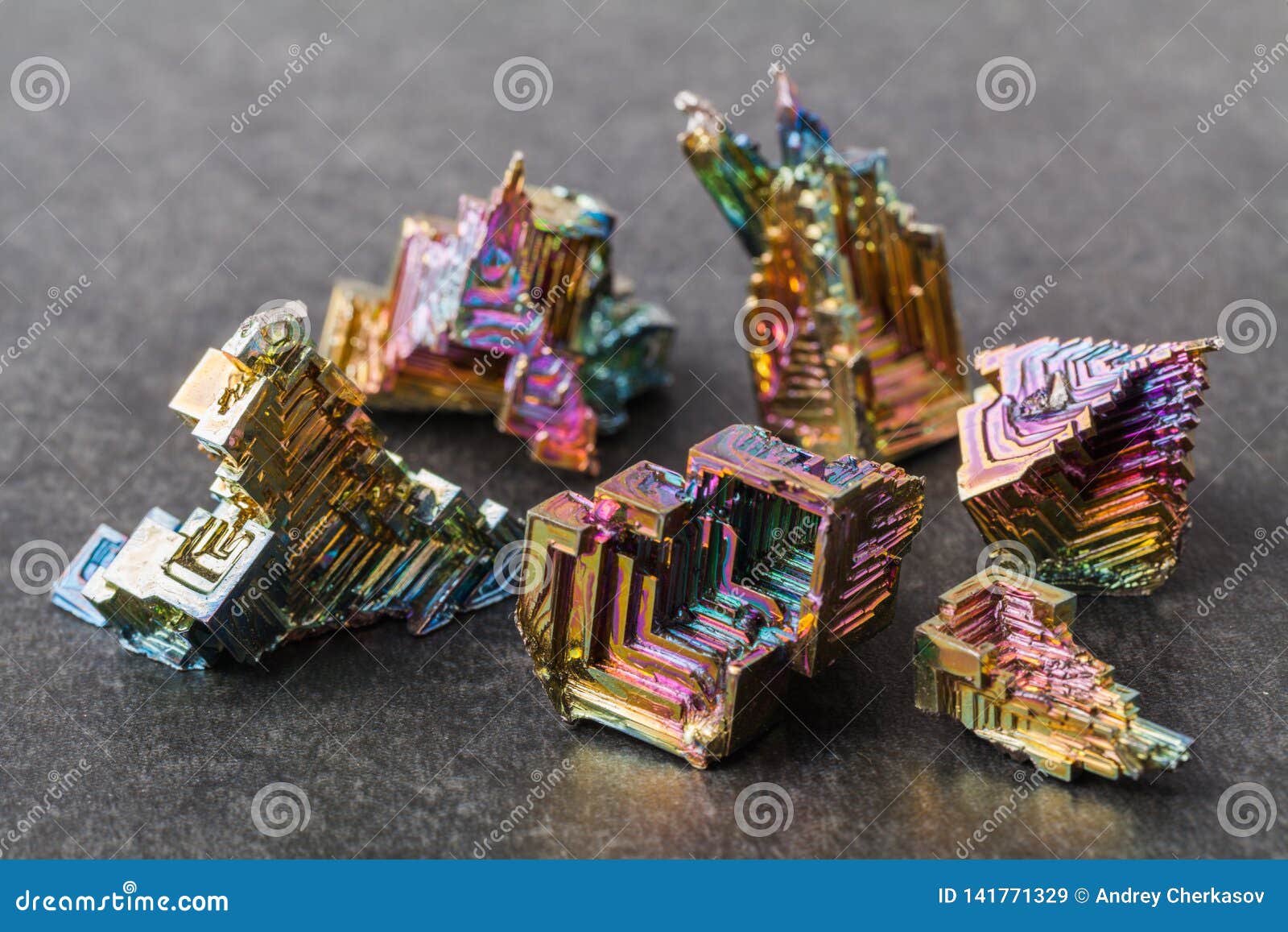 Bismuth - Rainbow Metal Texture Stock Photography | CartoonDealer.com ...