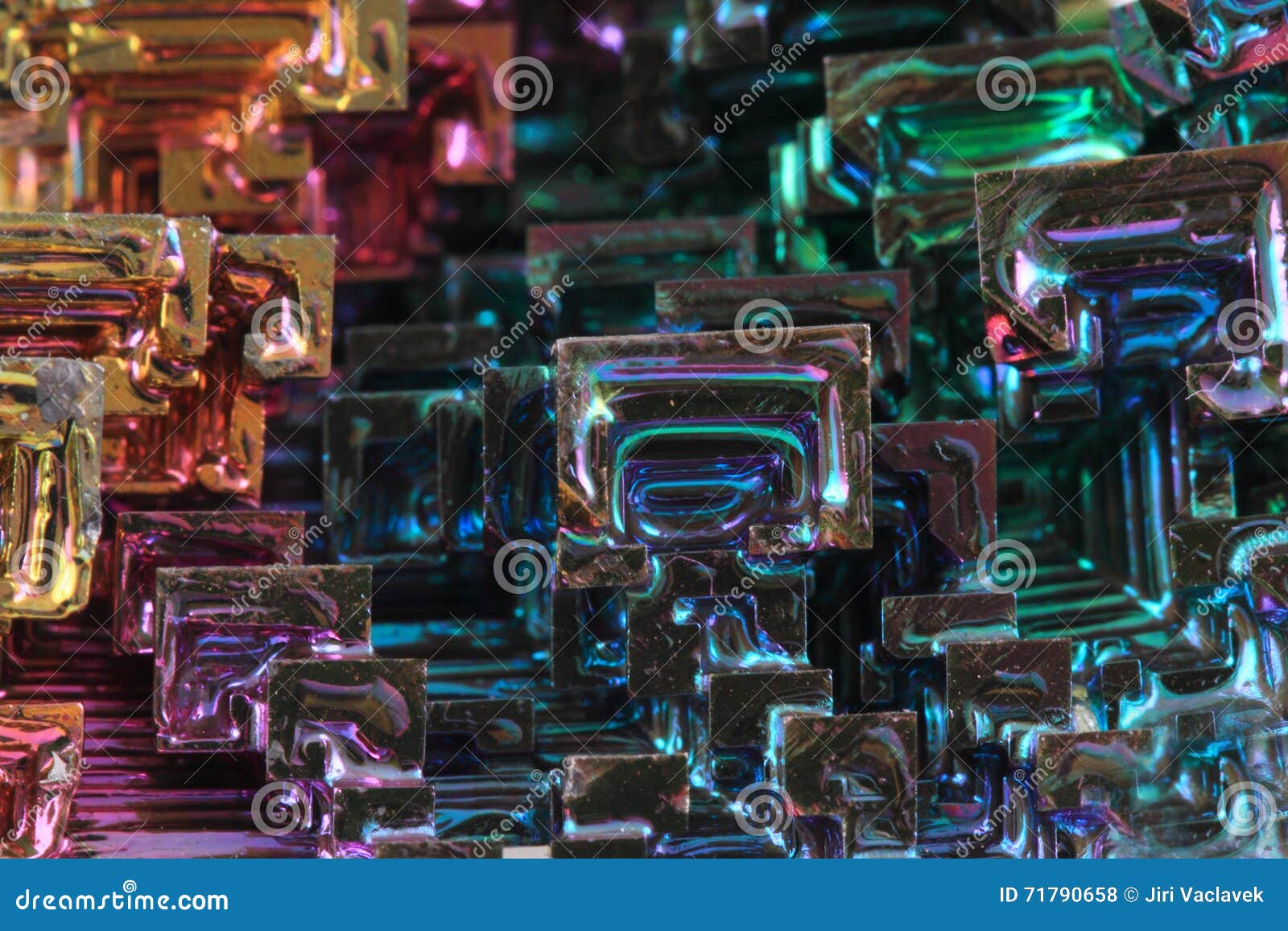 Bismuth - Rainbow Metal Texture Stock Photography | CartoonDealer.com ...