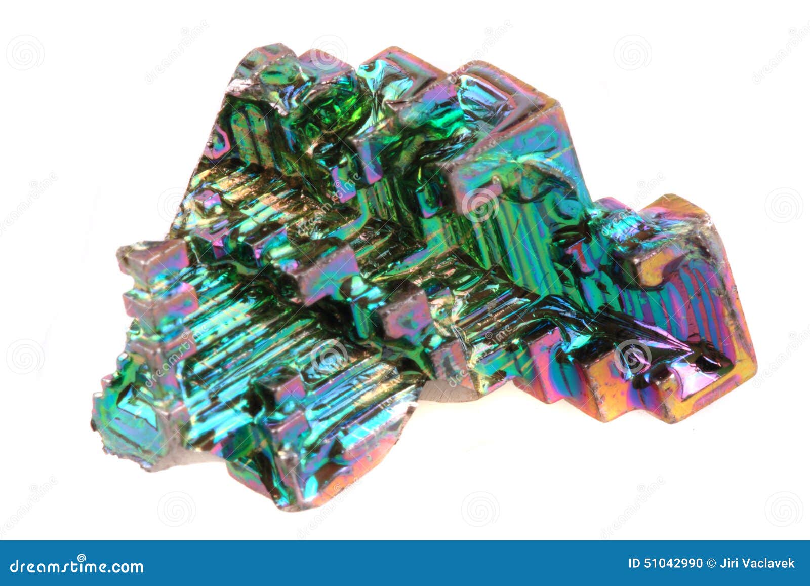 Bismuto - Metal Del Arco Iris Foto de archivo - Imagen de mineral ...