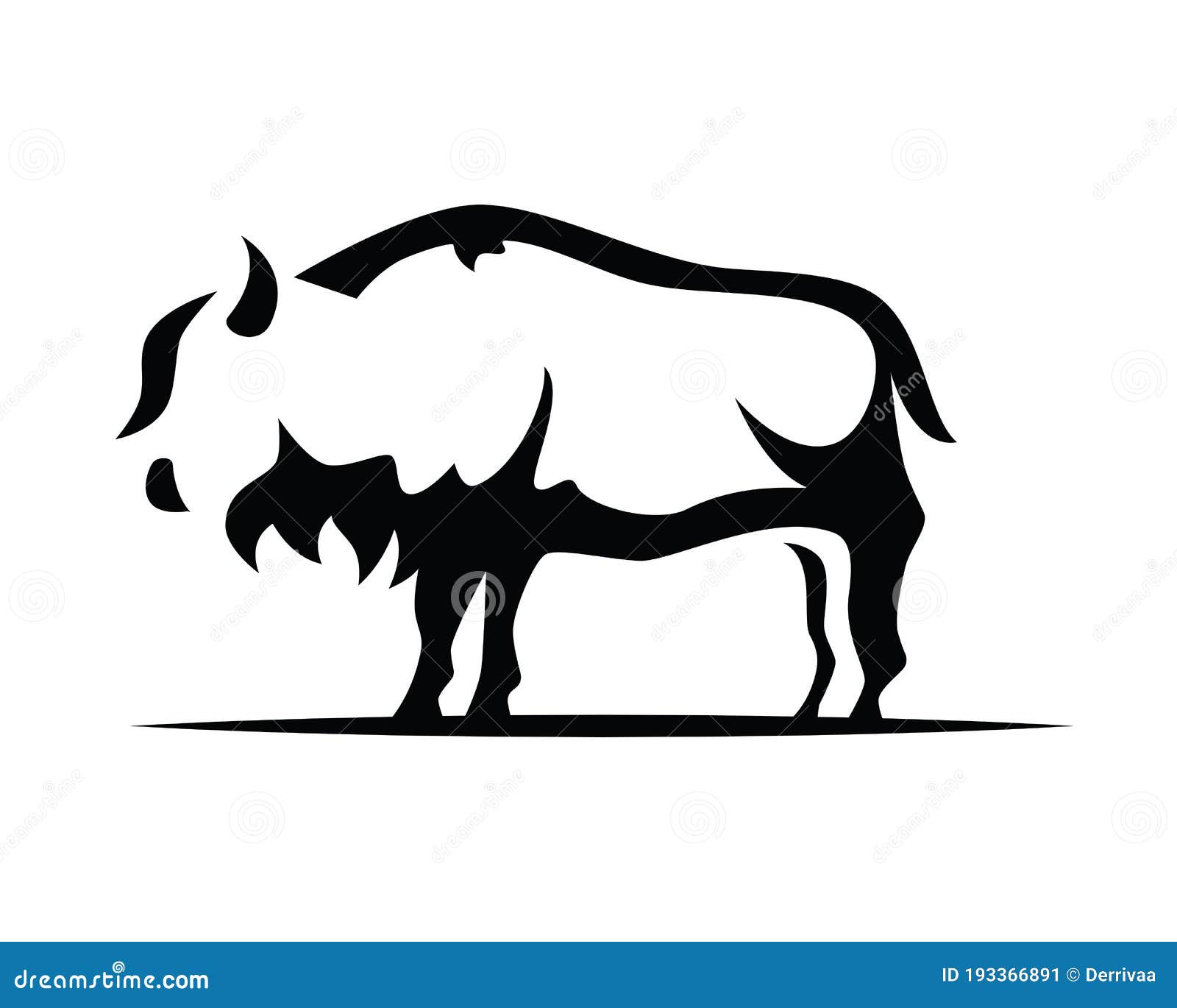 Bison (Bison Bison) - Symbol Of American Wildlife Stock Photography ...