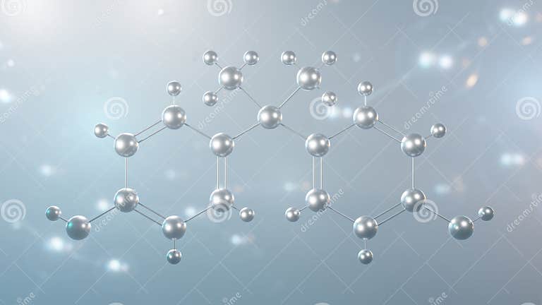Bisphenol a Molecular Structure, 3d Model Molecule, Bpa, Structural ...